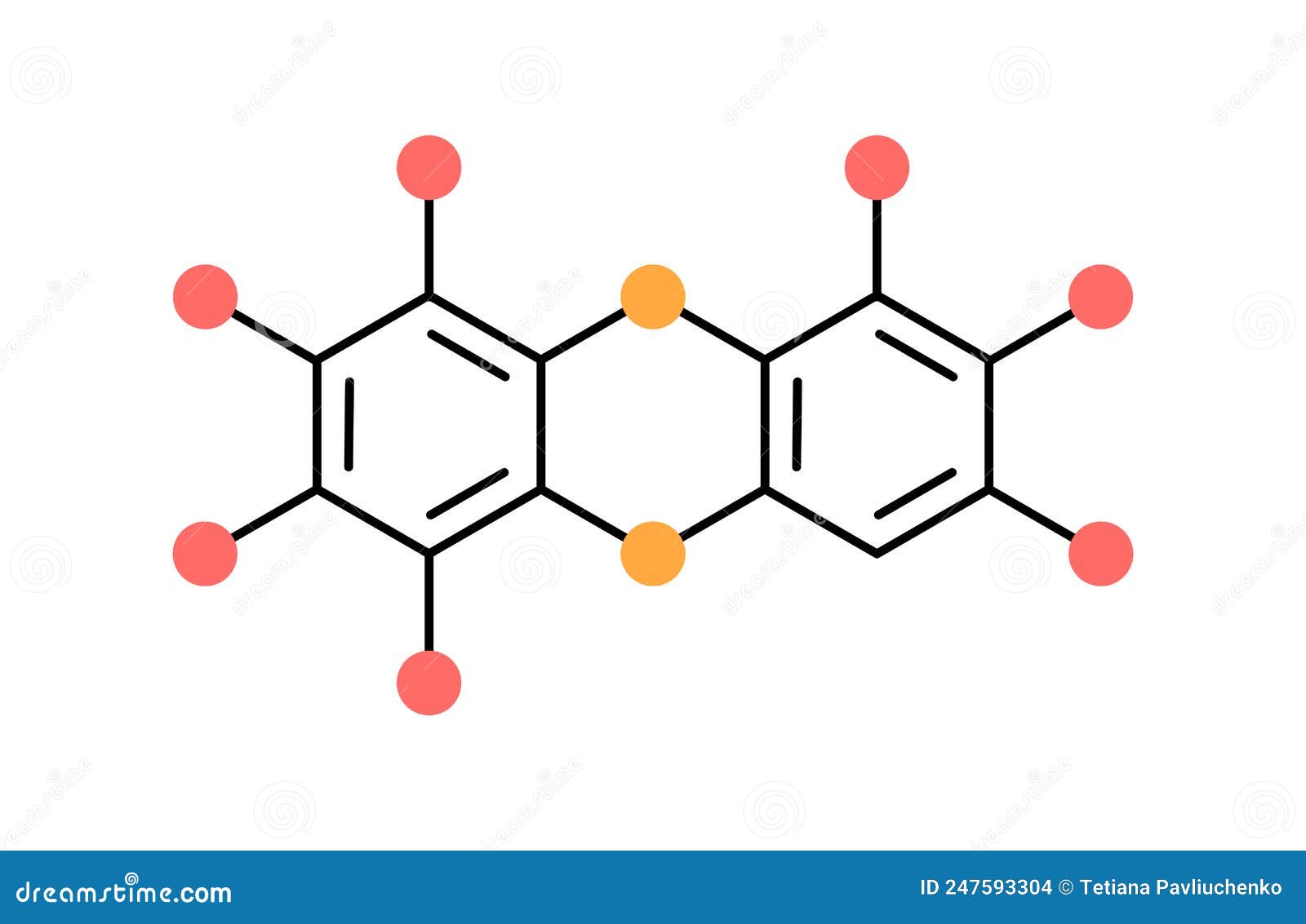 Endocrine Disruptors Formula Stock Vector - Illustration of toxin ...