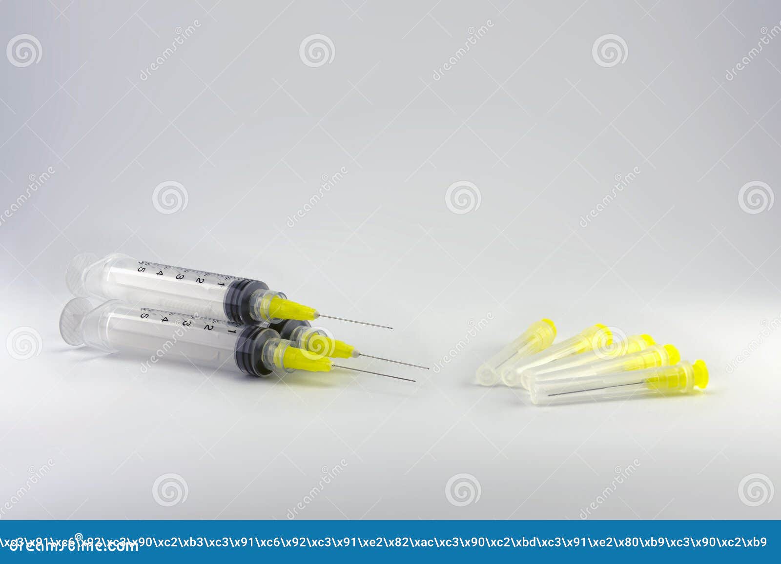 Endodontic Syringe for Flushing the Root Canals of the Tooth. Cl Stock ...