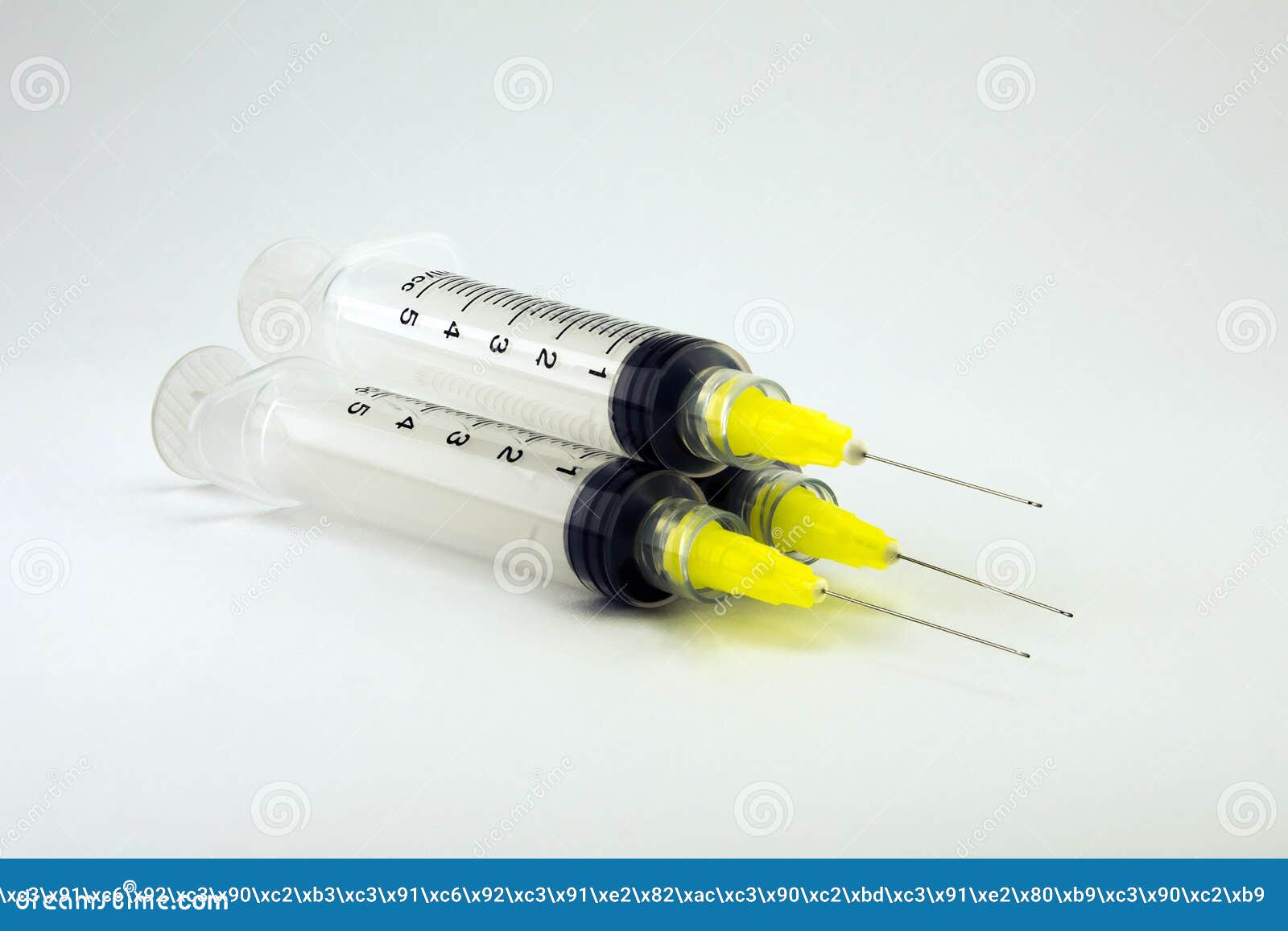 Endodontic Syringe for Flushing the Root Canals of the Tooth. Cl Stock ...