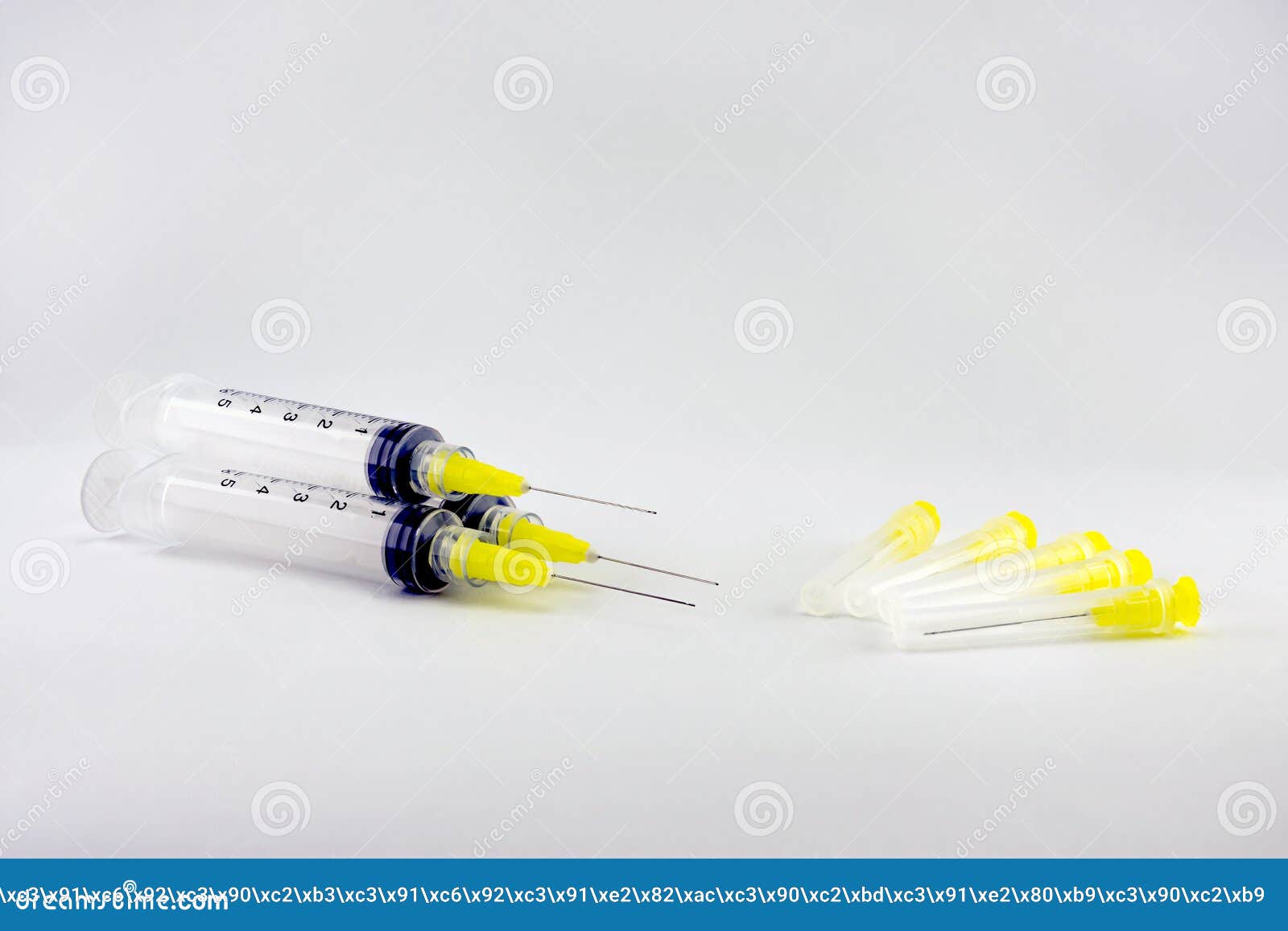 Endodontic Syringe for Flushing the Root Canals of the Tooth. Cl Stock ...