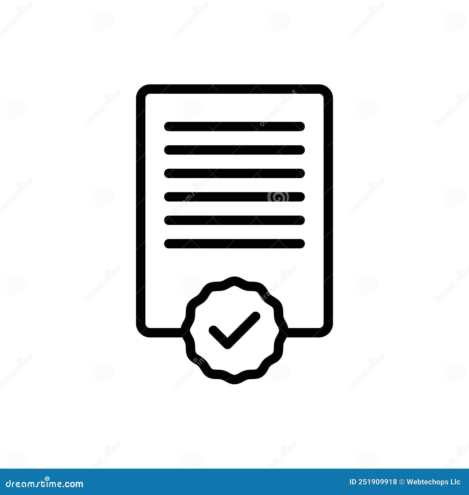 Ratified Black Stamp Vector Illustration | CartoonDealer.com #123419844