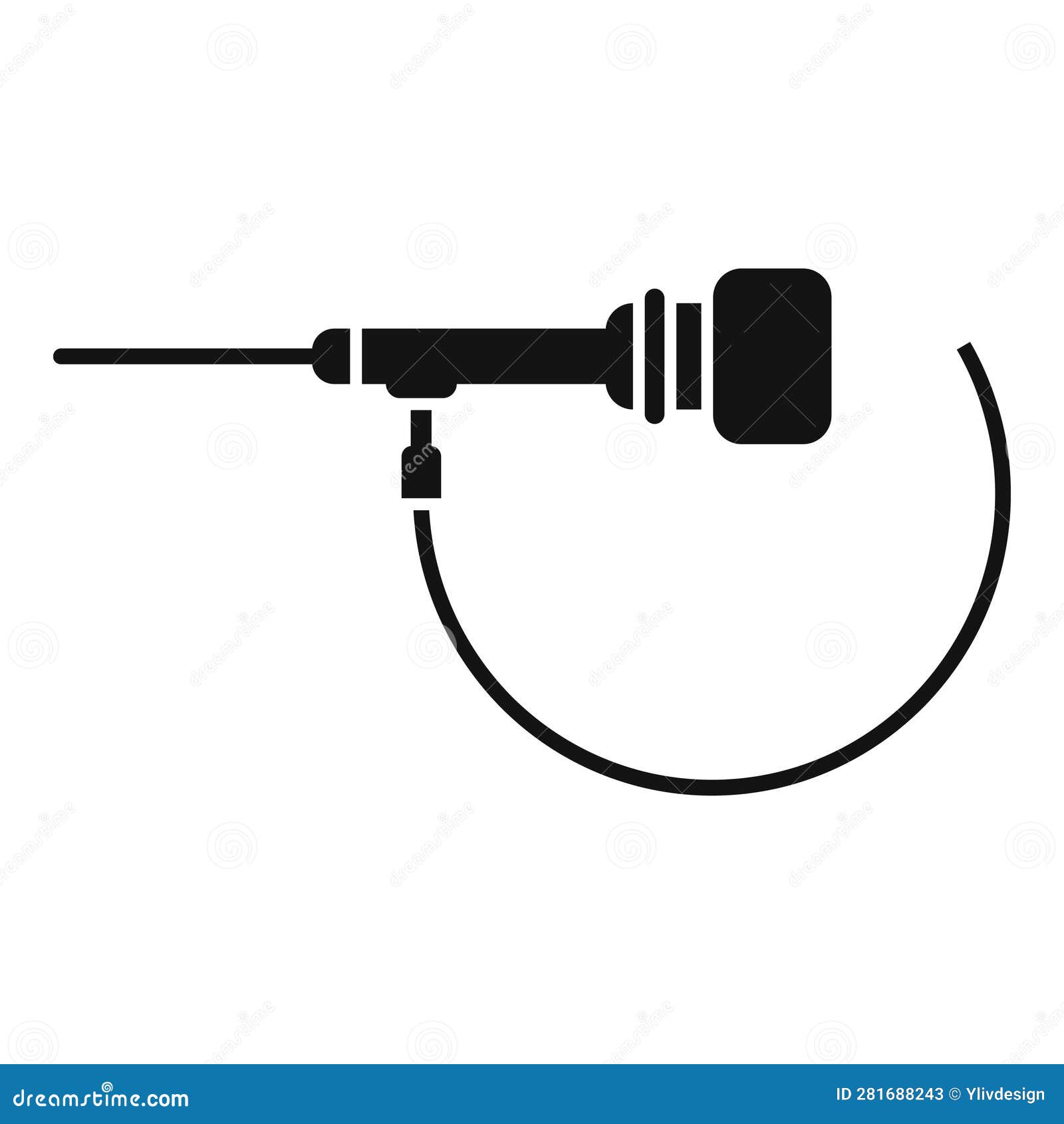 Endoscope Icon Simple Vector. Medical Camera | CartoonDealer.com #281688243