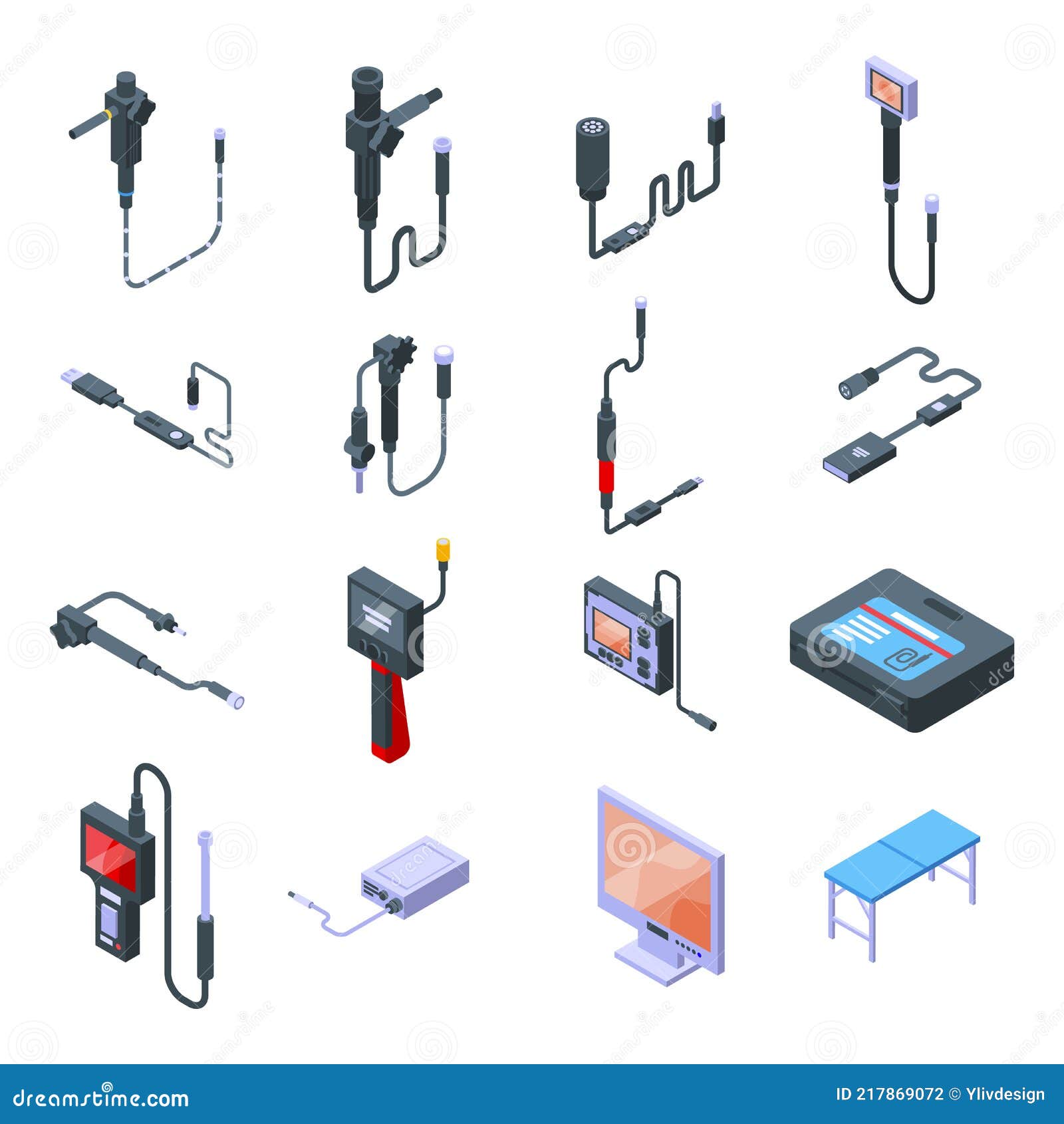 Endoscope Icons Set, Isometric Style Stock Vector - Illustration of ... Endoscope Icons Set, Isometric Style Stock Vector - Illustration of ...