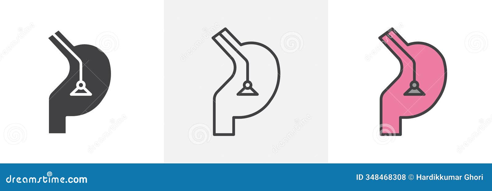 Endoscopy icon vector stock illustration. Illustration of health ...