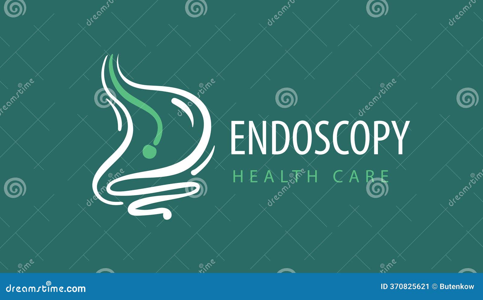 Endoscopy Logo Icon. Stomach Gastroscopy Cartoon Gastritis Medicine ...
