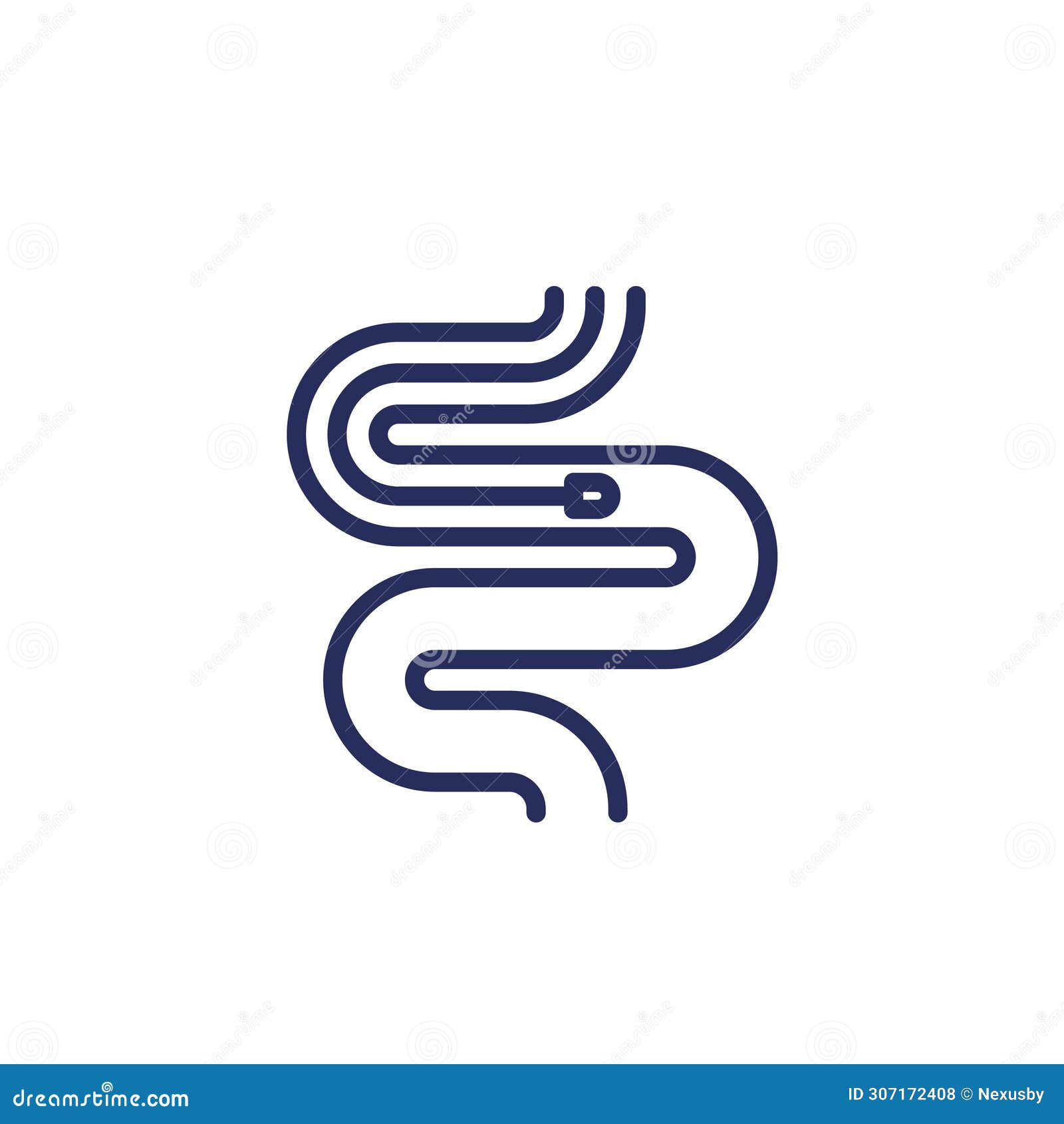 Endoscopy Procedure Icon In Hand Drawn Style Vector Illustration ...