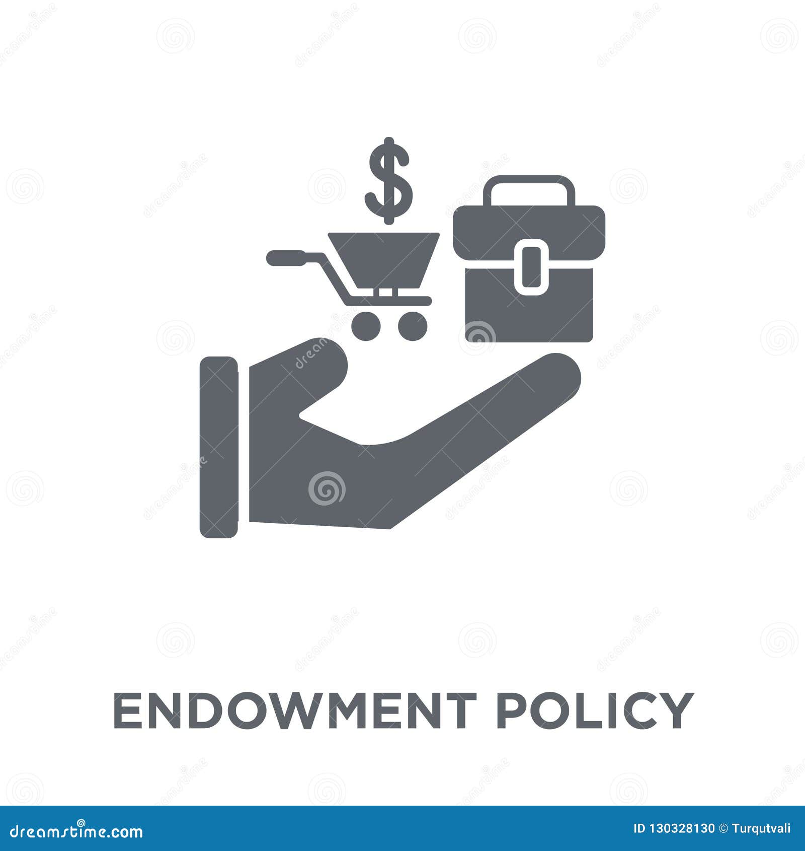 Endowment Policy Icon from Endowment Policy Collection. Stock Vector ...