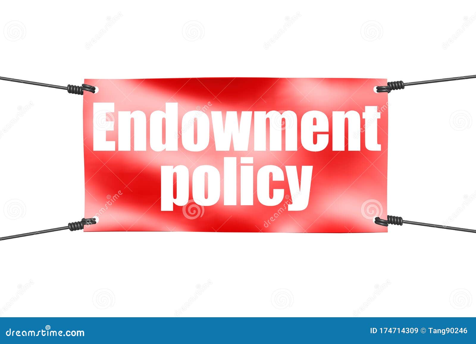 Endowment Plan Benefits On Blue Royalty-Free Stock Image ...