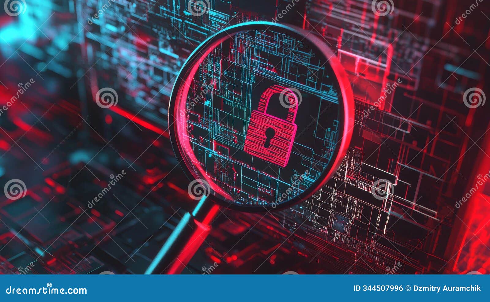 An Endpoint Detection and Response (EDR) Concept Featuring a Padlock ...