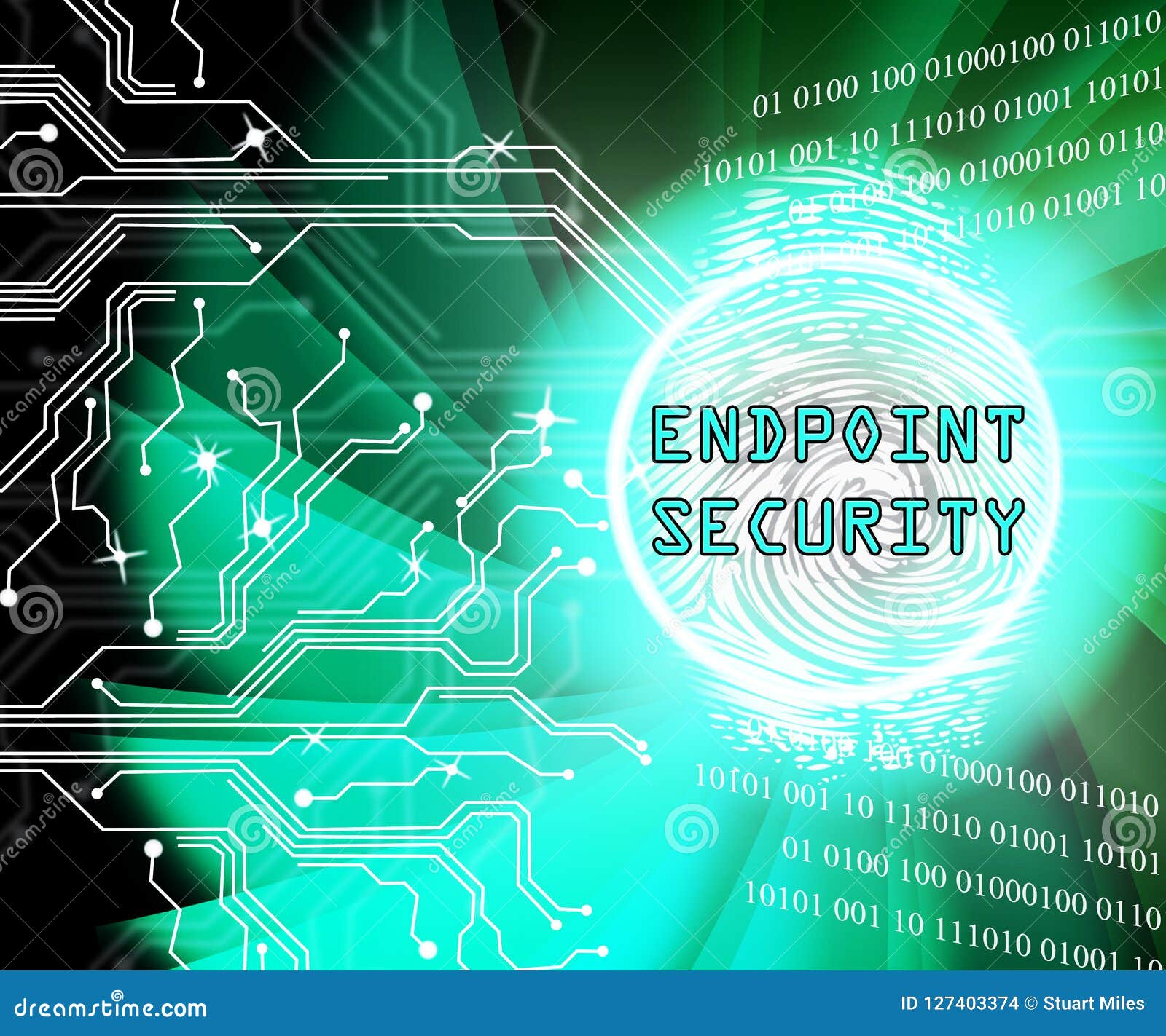 Endpoint Security Safe System Protection 3d Illustration Stock ...