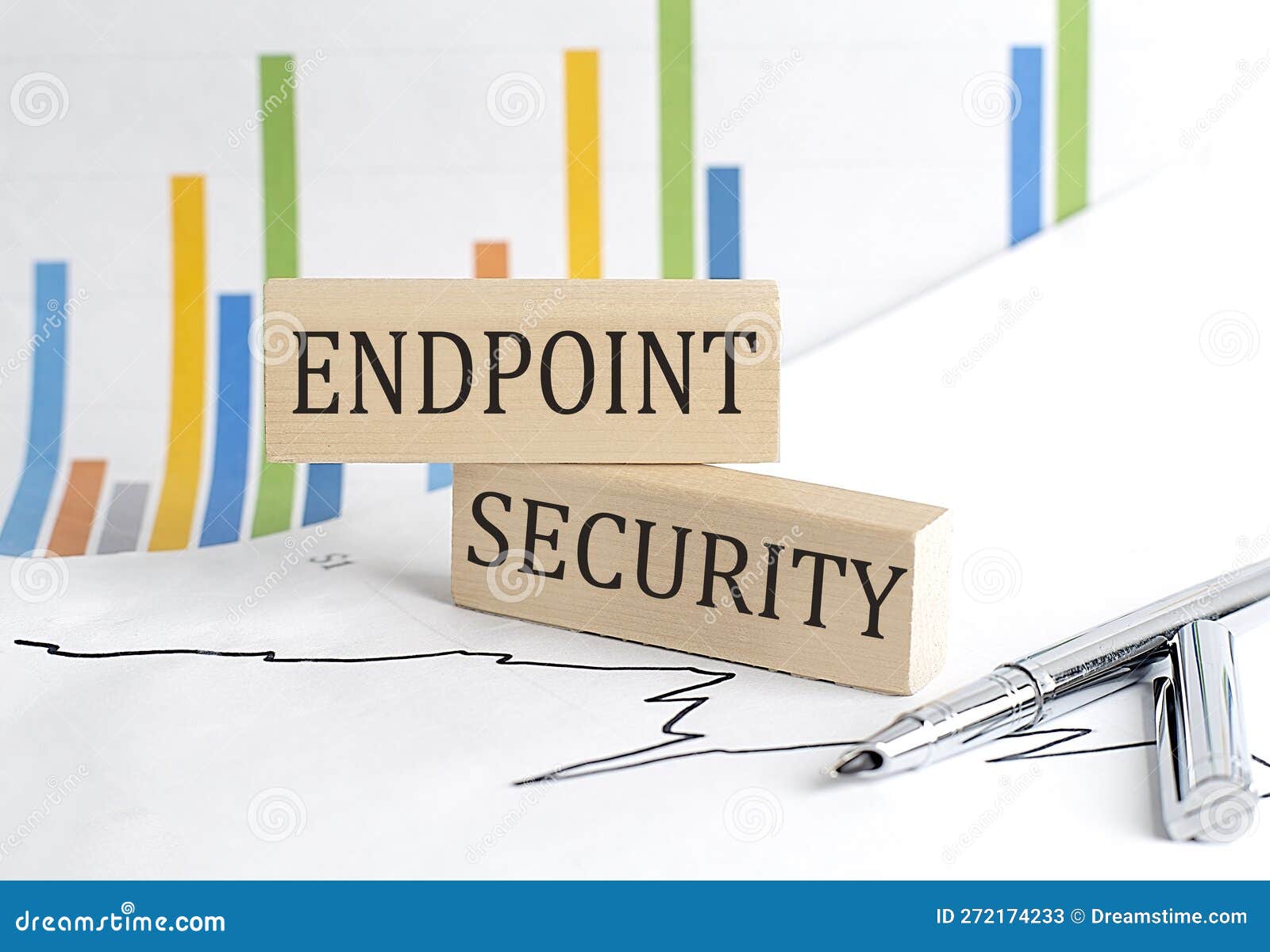 Endpoint Security Traffic Sign On Blue Sky Stock Photography ...