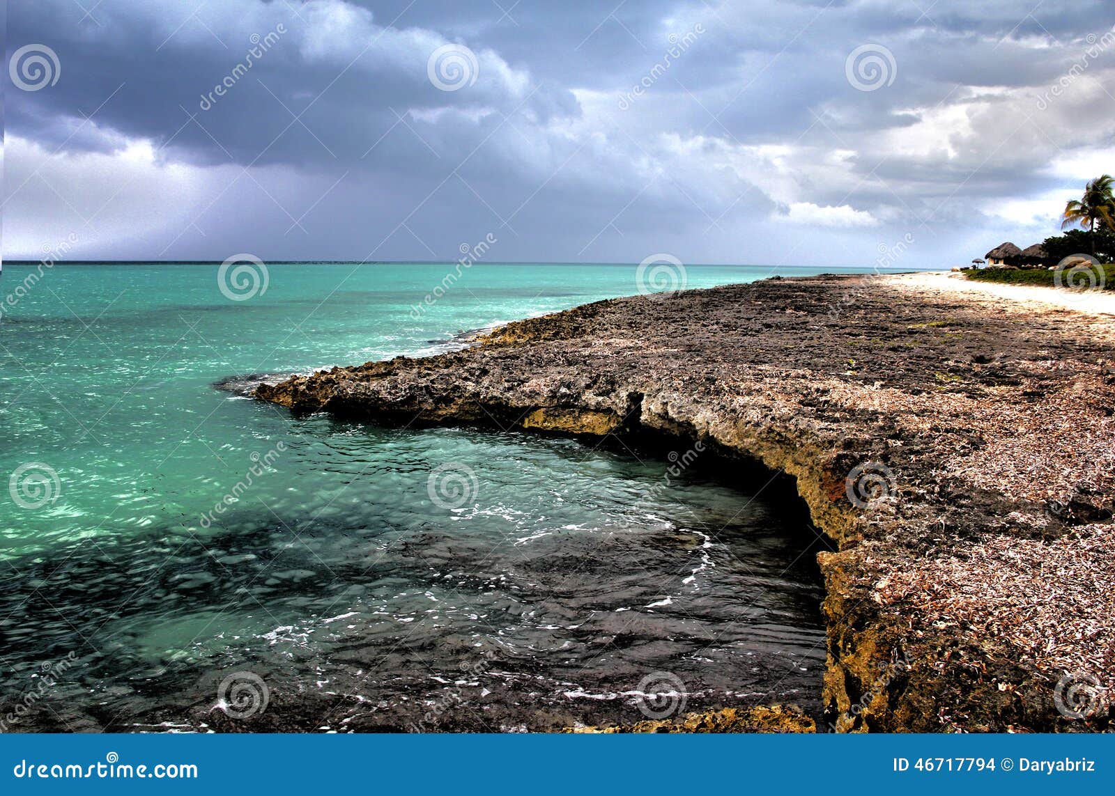 Endroit Tropical Cuba Varadero Photo stock - Image du soirée, cuba ...