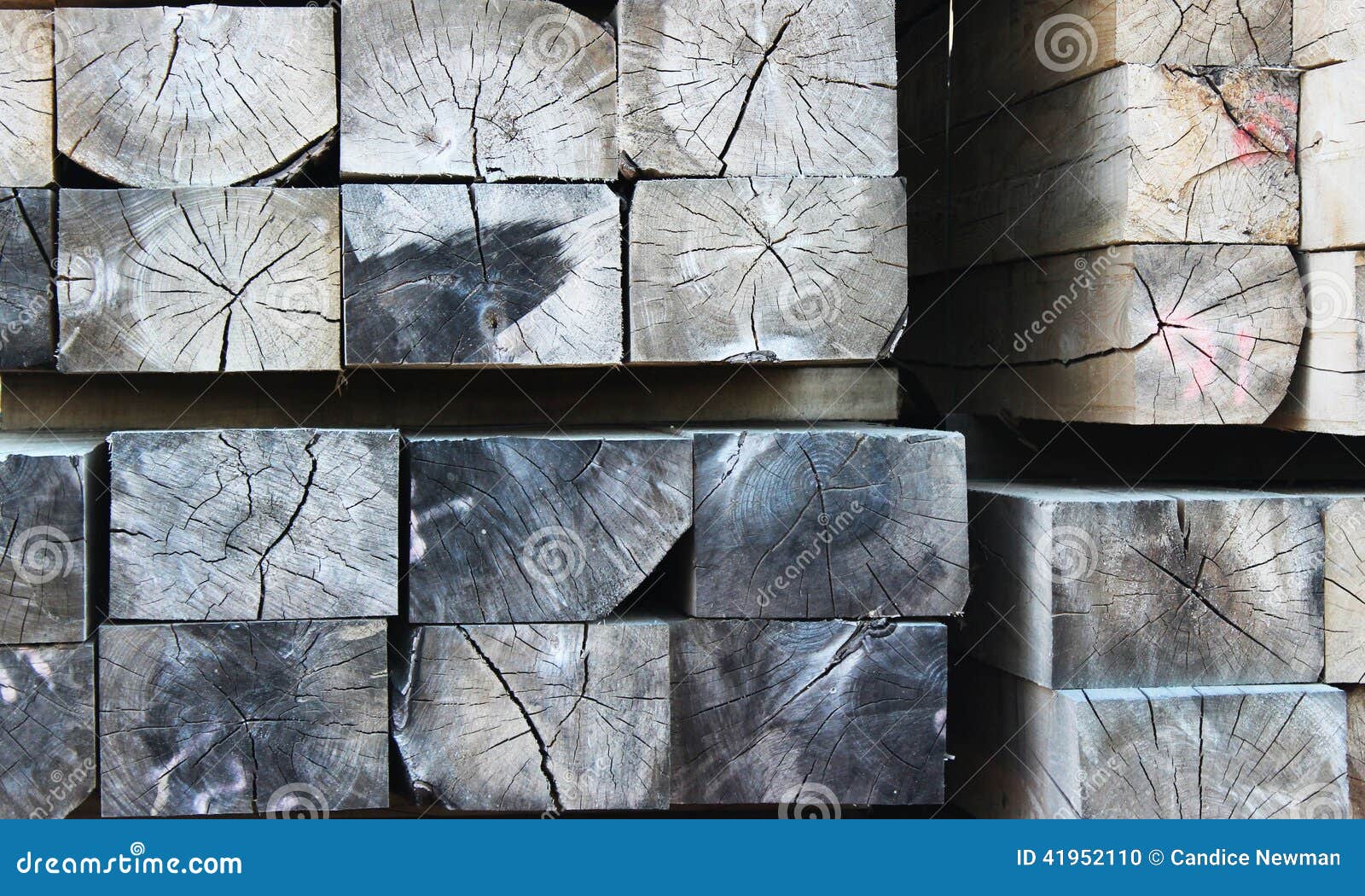 Ends of Lumber stock photo. Image of timber, sections - 41952110