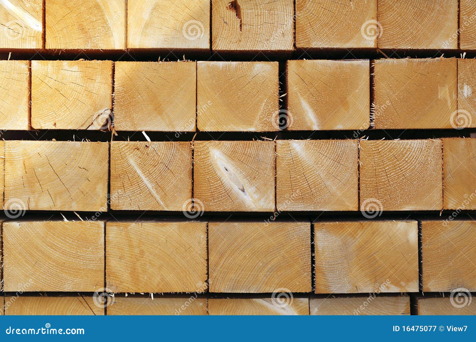 Ends of Square Stacked Wood Stock Image - Image of wood, abstract: 16475077