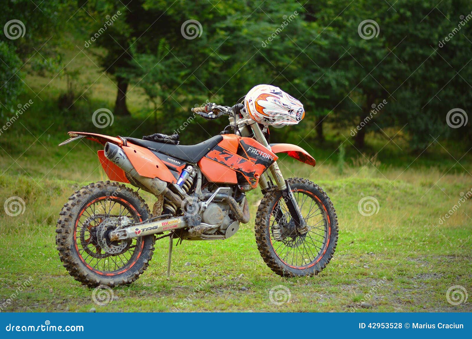 Enduro motorcycle off road editorial stock photo. Image of mountain ...