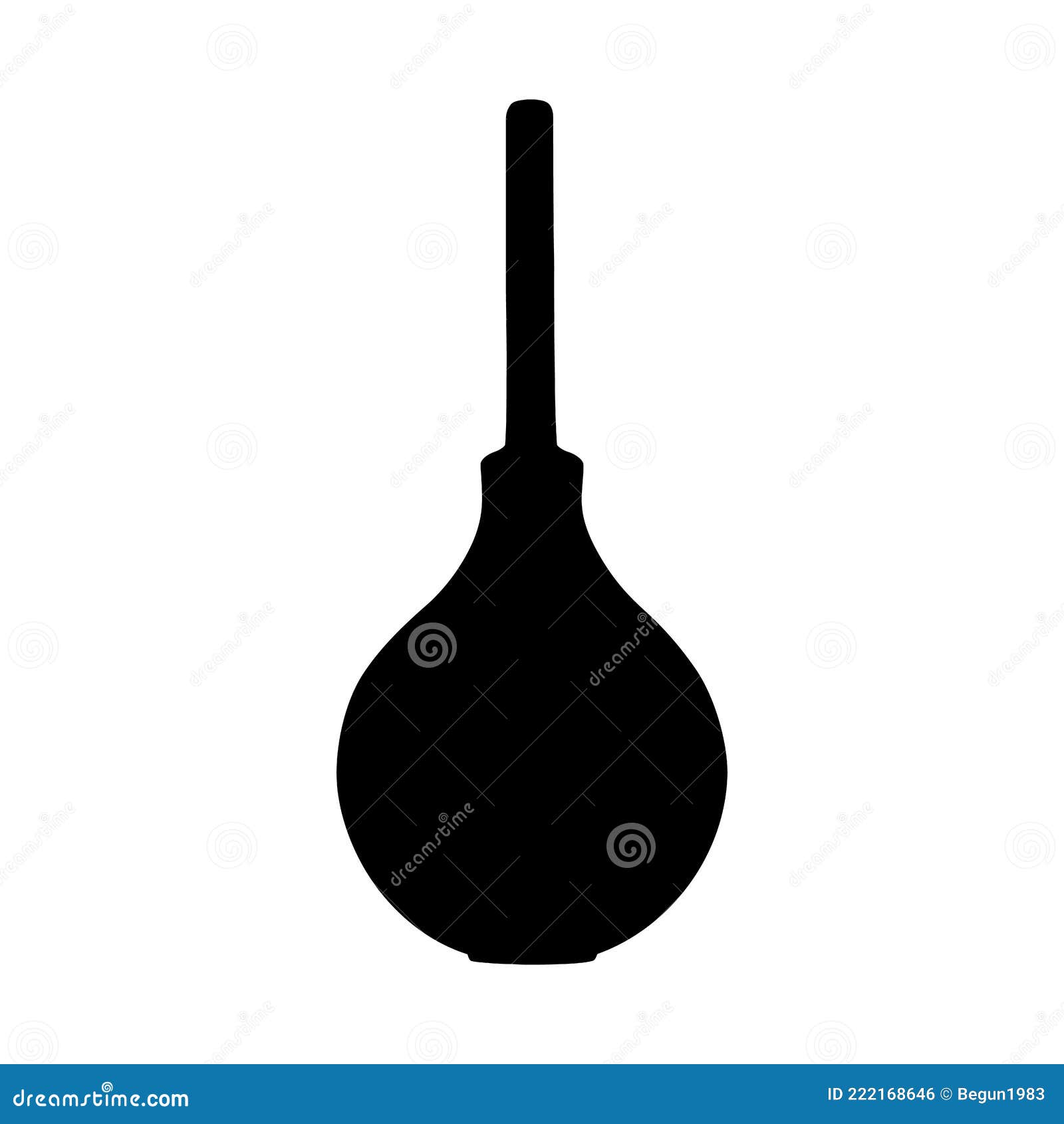 Enema De Pera Médica En El Vector. Ilustración del Vector - Ilustración de icono, jeringuilla ...