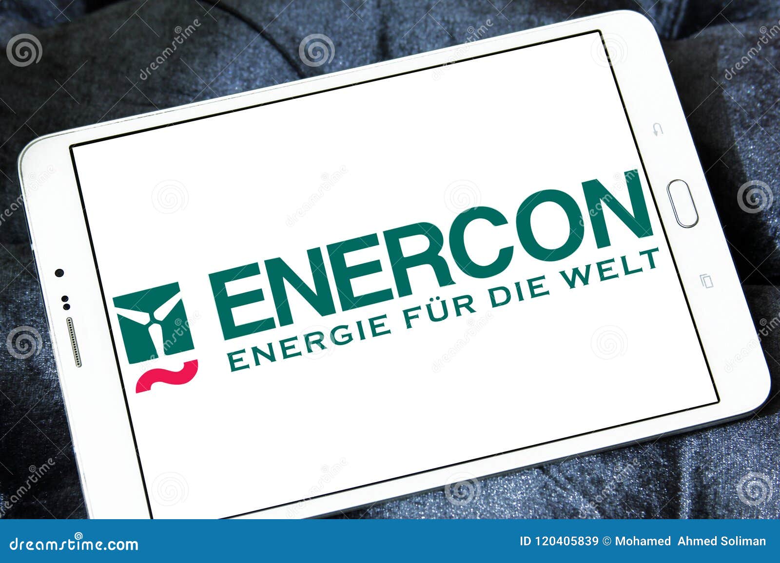 Enercon-Windkraftanlage-Herstellerlogo Redaktionelles Stockbild - Bild ...
