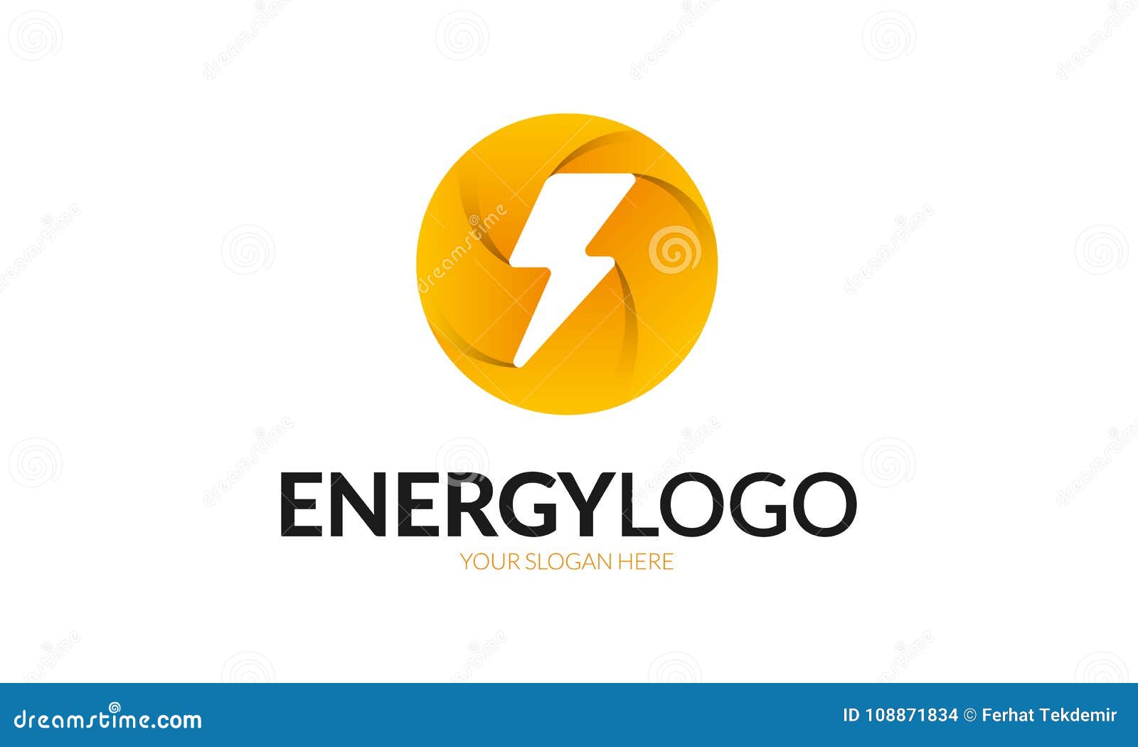 Energía Logo Template stock de ilustración. Ilustración de panel ...