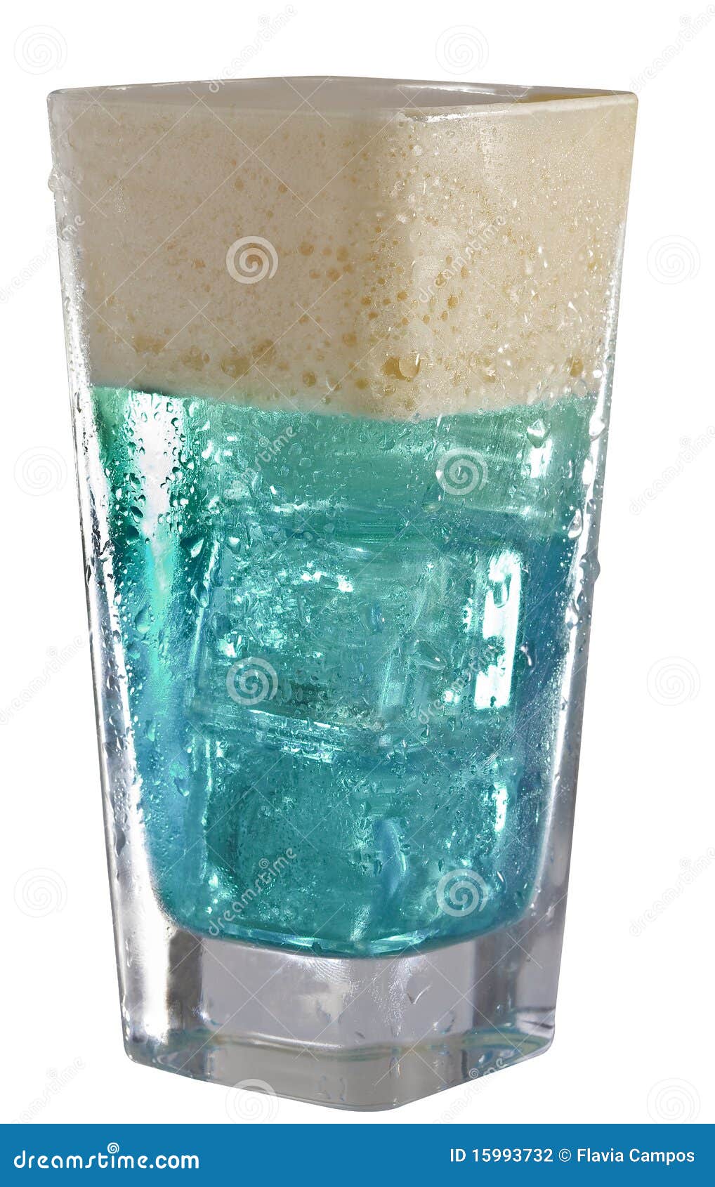 Energetic Blue drink stock photo. Image of drink, glass - 15993732