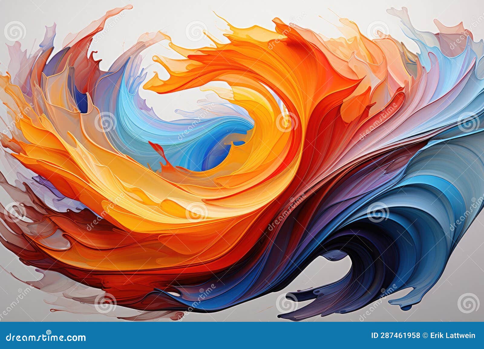 Energetic Burst of Expression Abstract Composition - Abstract ...