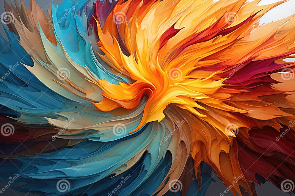 Energetic Burst of Expression Abstract Composition - Abstract ...