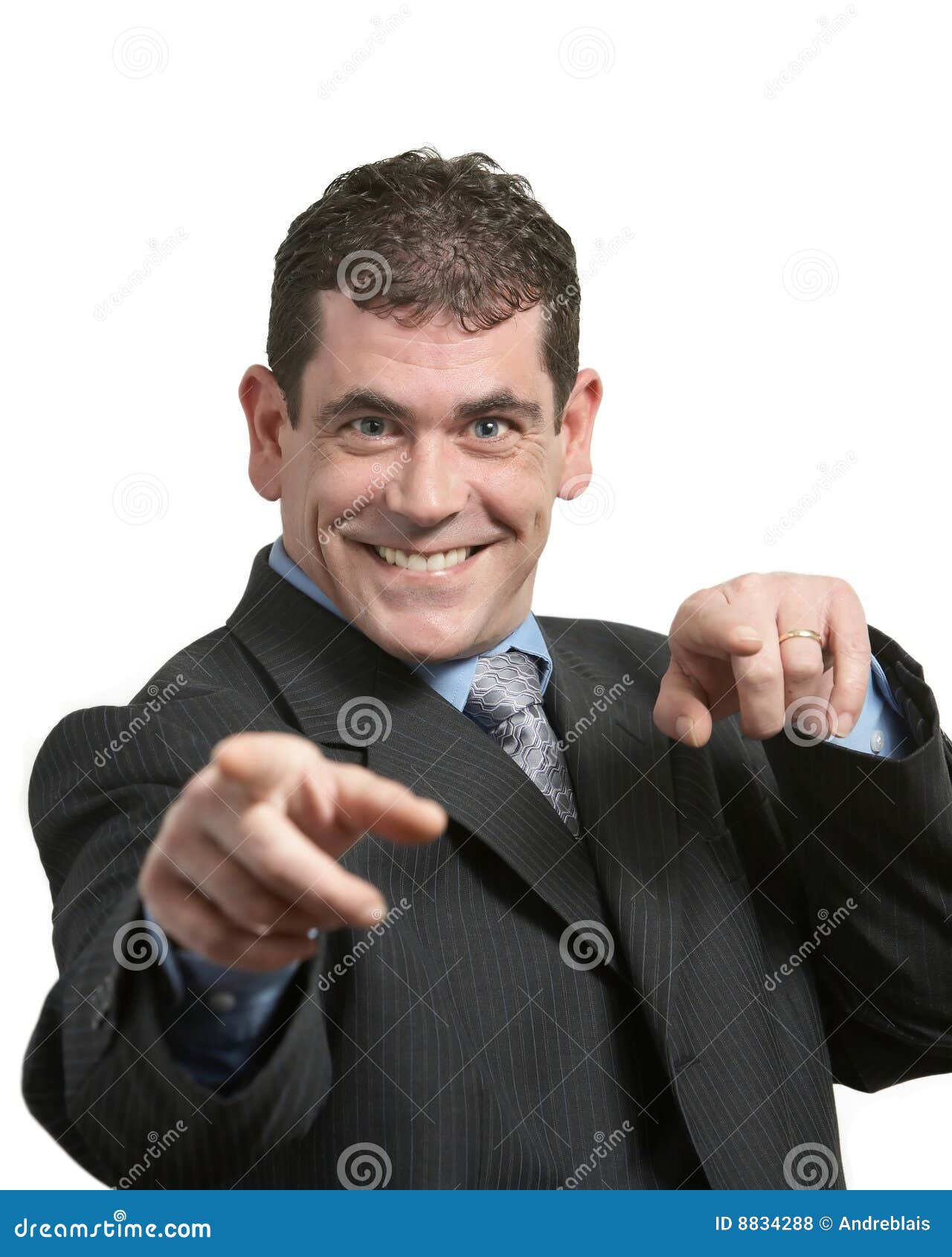 Energetic Businessman stock photo. Image of business, intelligent - 8834288