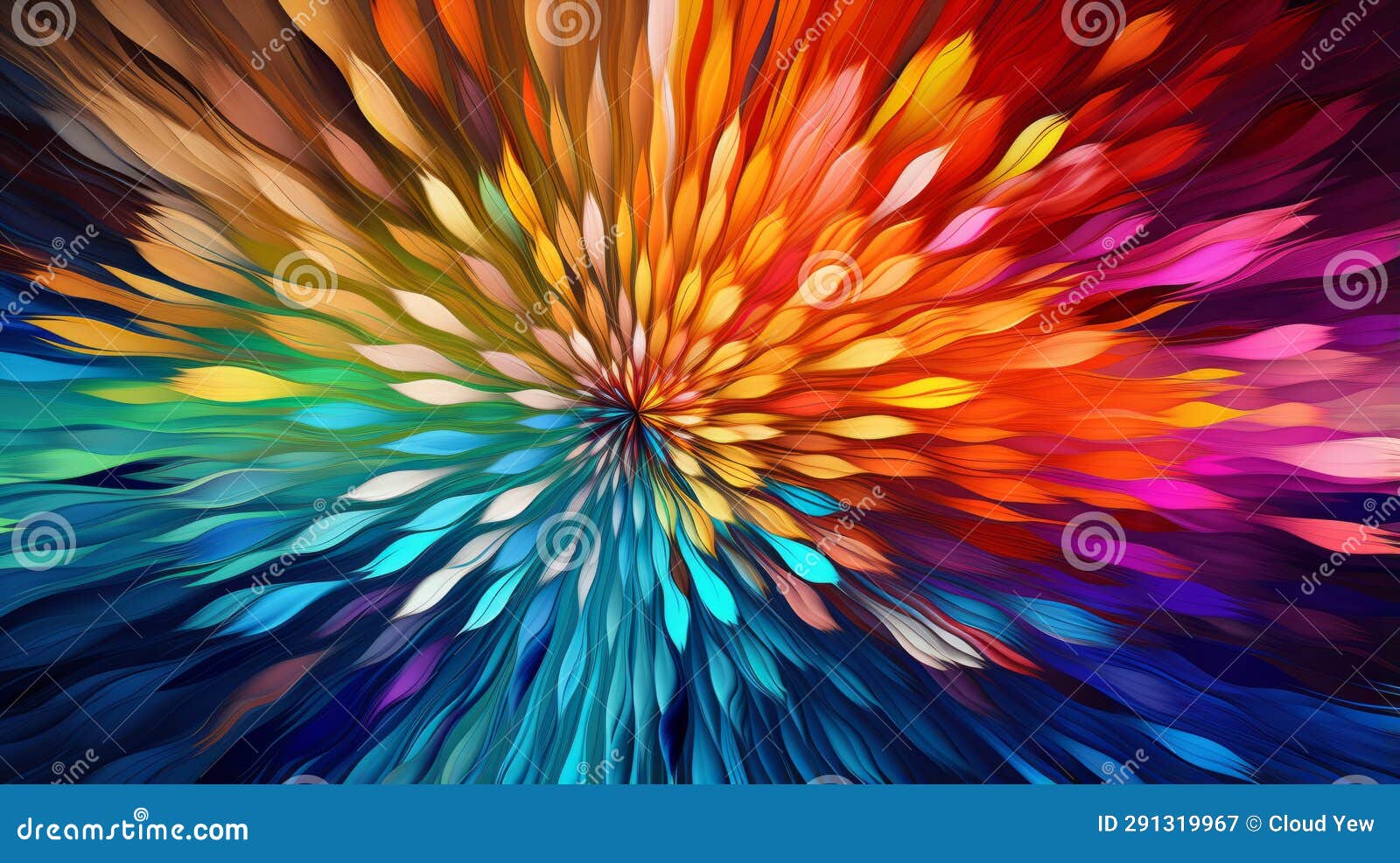 Energetic Colorful Background with Patterns Stock Illustration ...