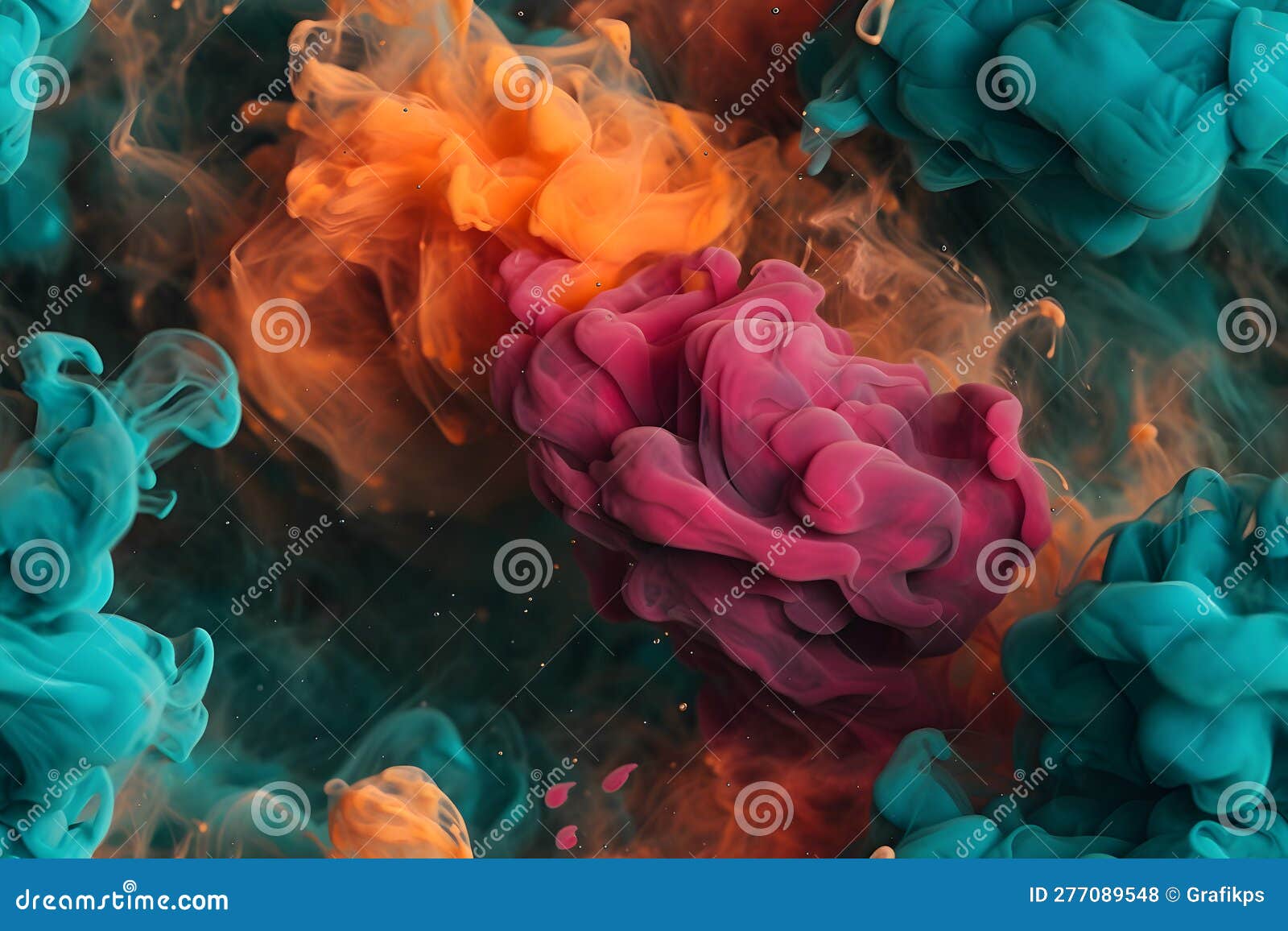 Energetic Design with Abstract Multicolored Background. Intense Colors ...