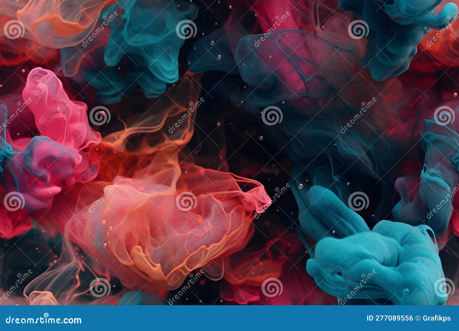 Energetic Design with Abstract Multicolored Background. Intense Colors ...
