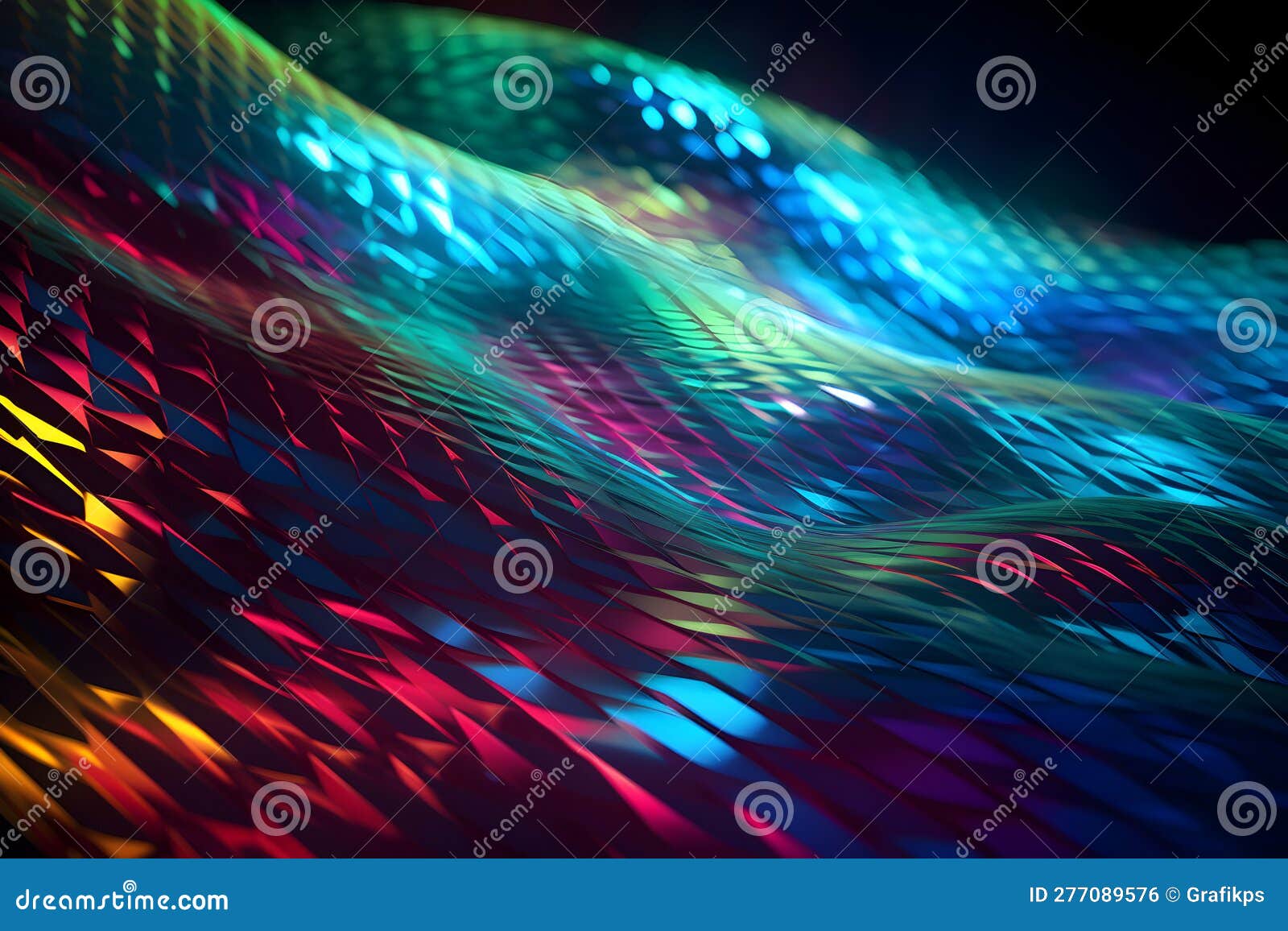 Energetic Design with Abstract Multicolored Background. Intense Colors ...