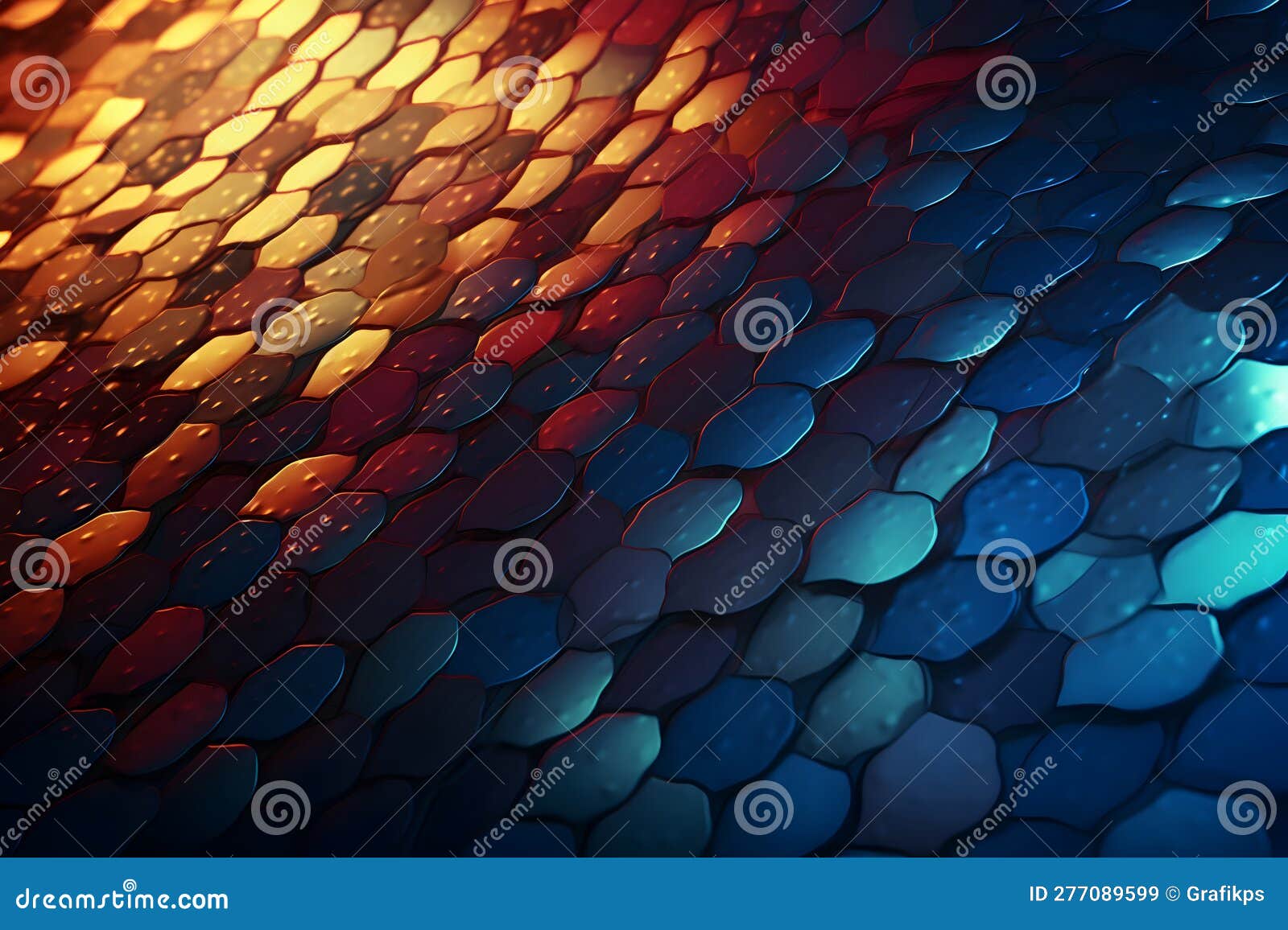 An Energetic Design with Abstract Multicolored Background. Intense ...