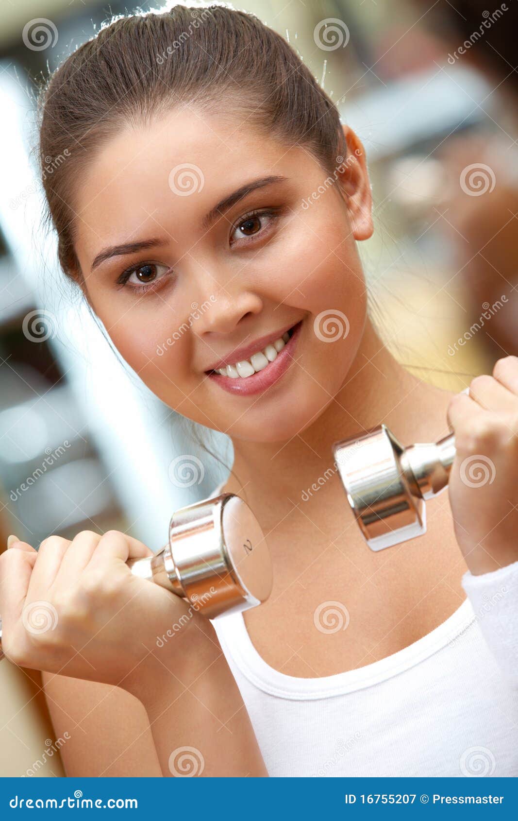 Energetic female stock image. Image of healthy, lift - 16755207