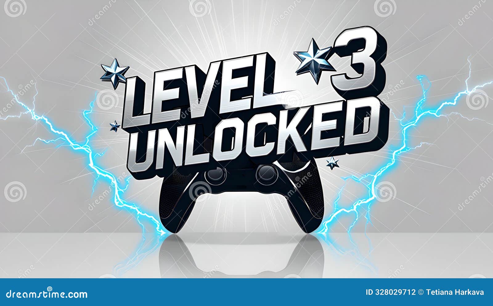 Energetic Gaming Artwork Displaying a Sleek Game Controller and Vibrant ...