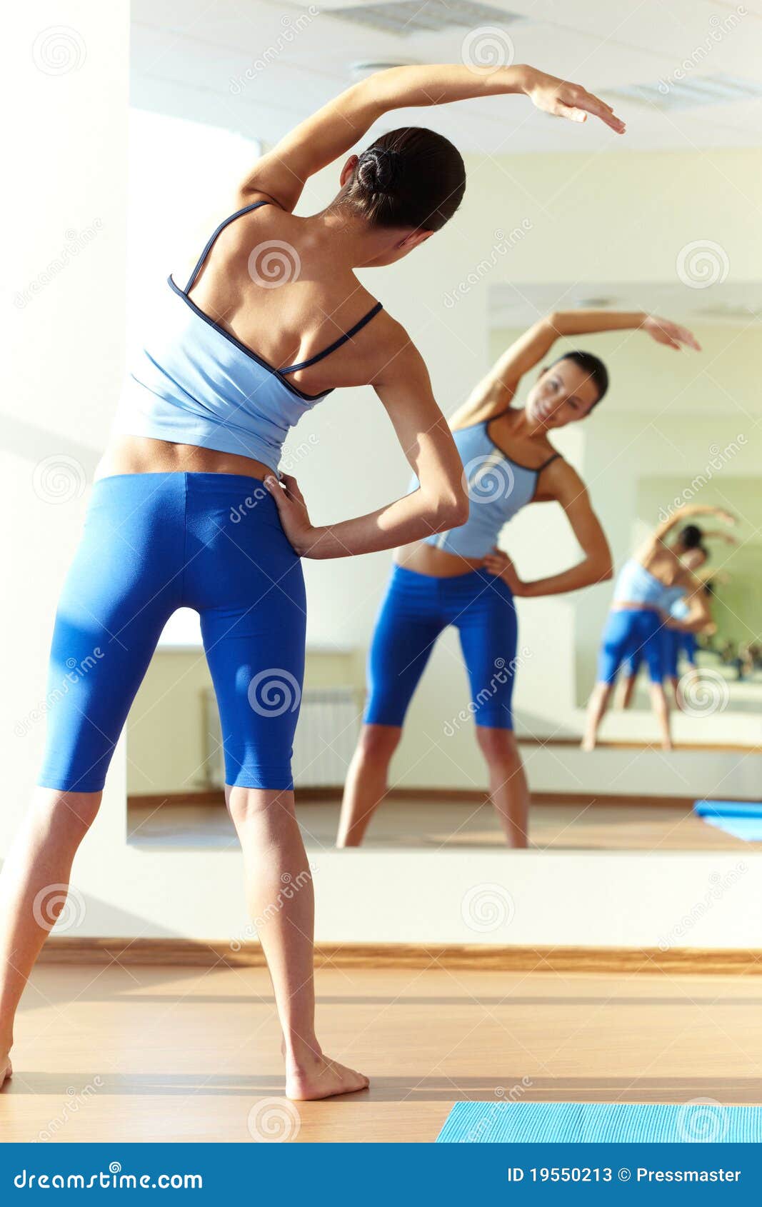 Energetic girl stock image. Image of pretty, person, exercise - 19550213