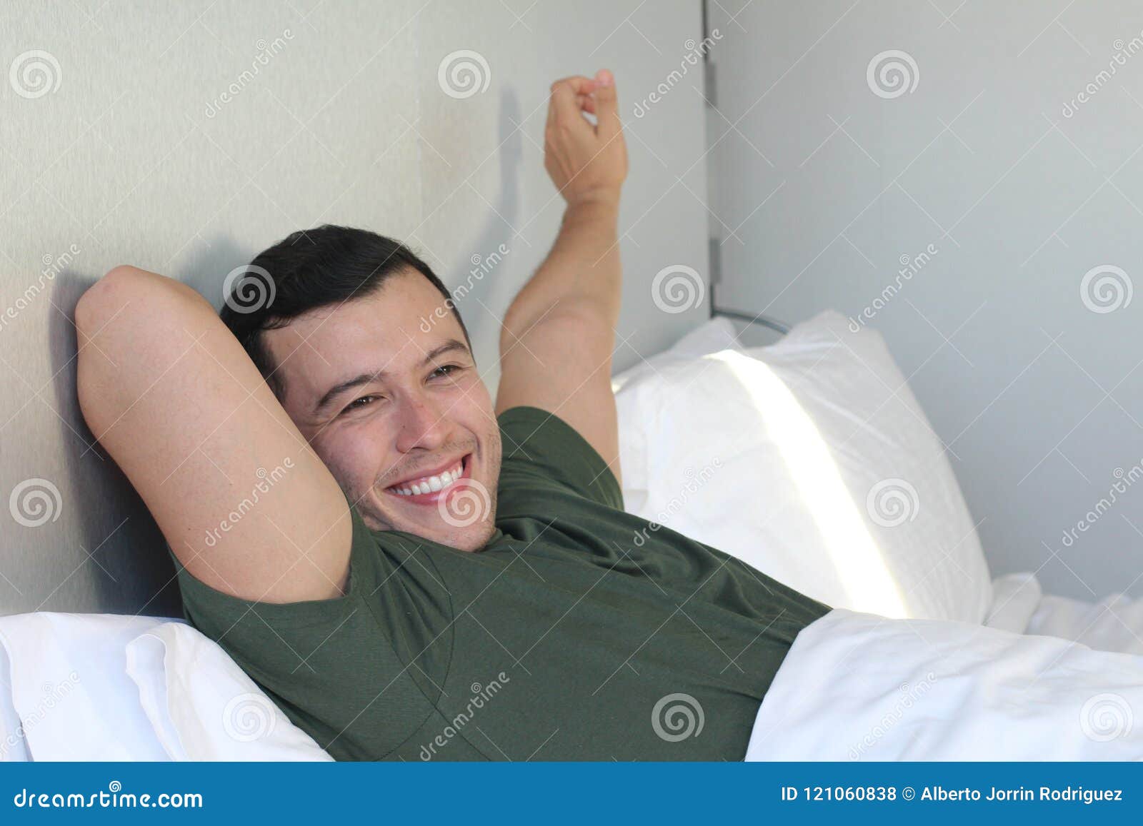 Energetic Man Waking Up in the Morning Stock Photo - Image of american ... Energetic Man Waking Up in the Morning Stock Photo - Image of american ...