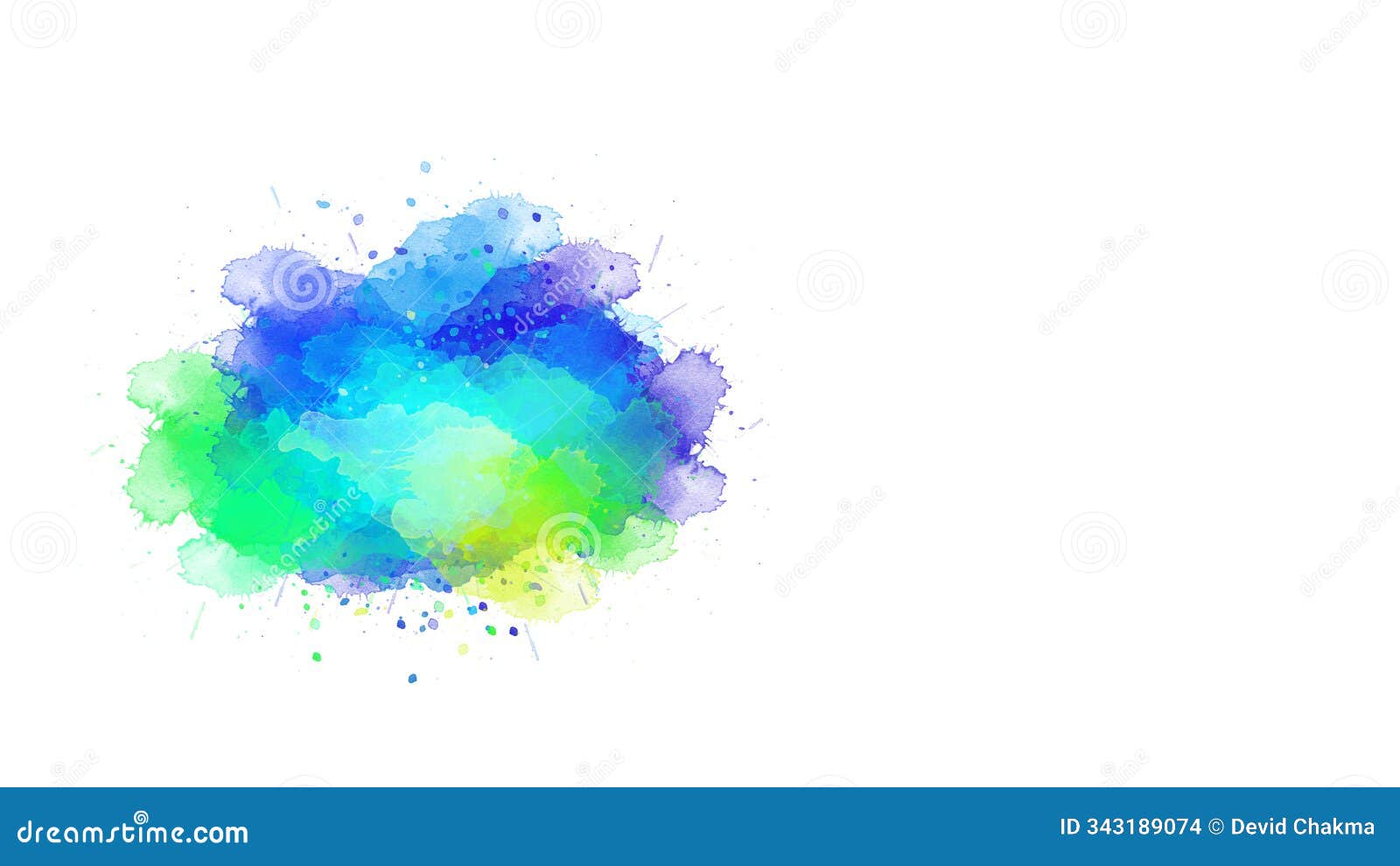 Dynamic Paint Brush Stroke Texture Splash Colorful Designs. Stock Photo ...