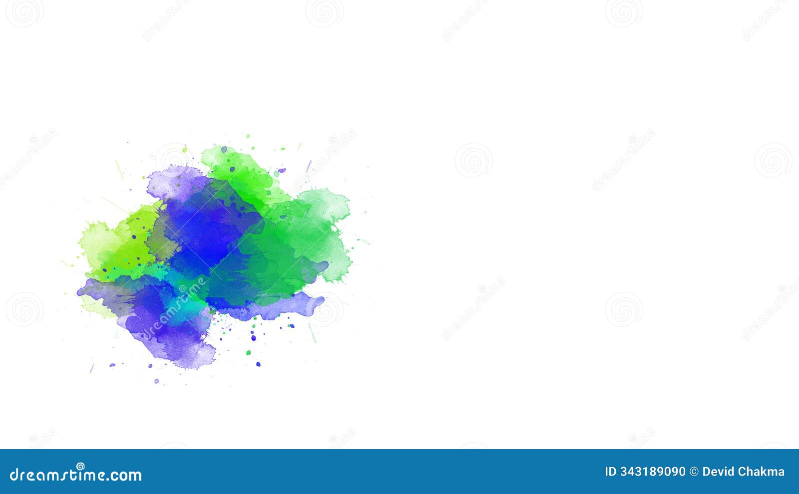 Dynamic Paint Brush Stroke Texture Splash Colorful Designs. Stock Photo ...