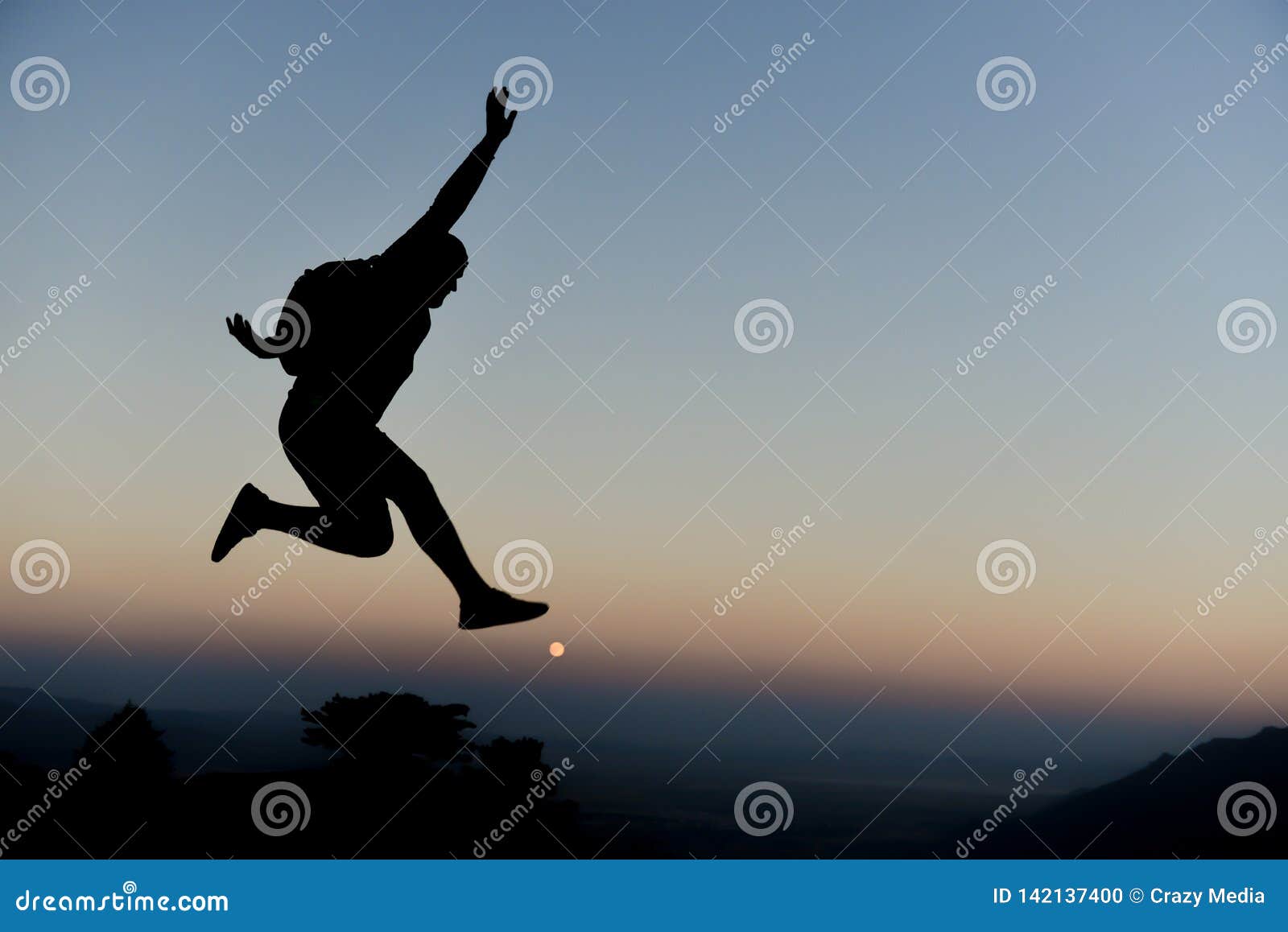 Energetic and Rapturous Movements Stock Photo - Image of brave, jump ...
