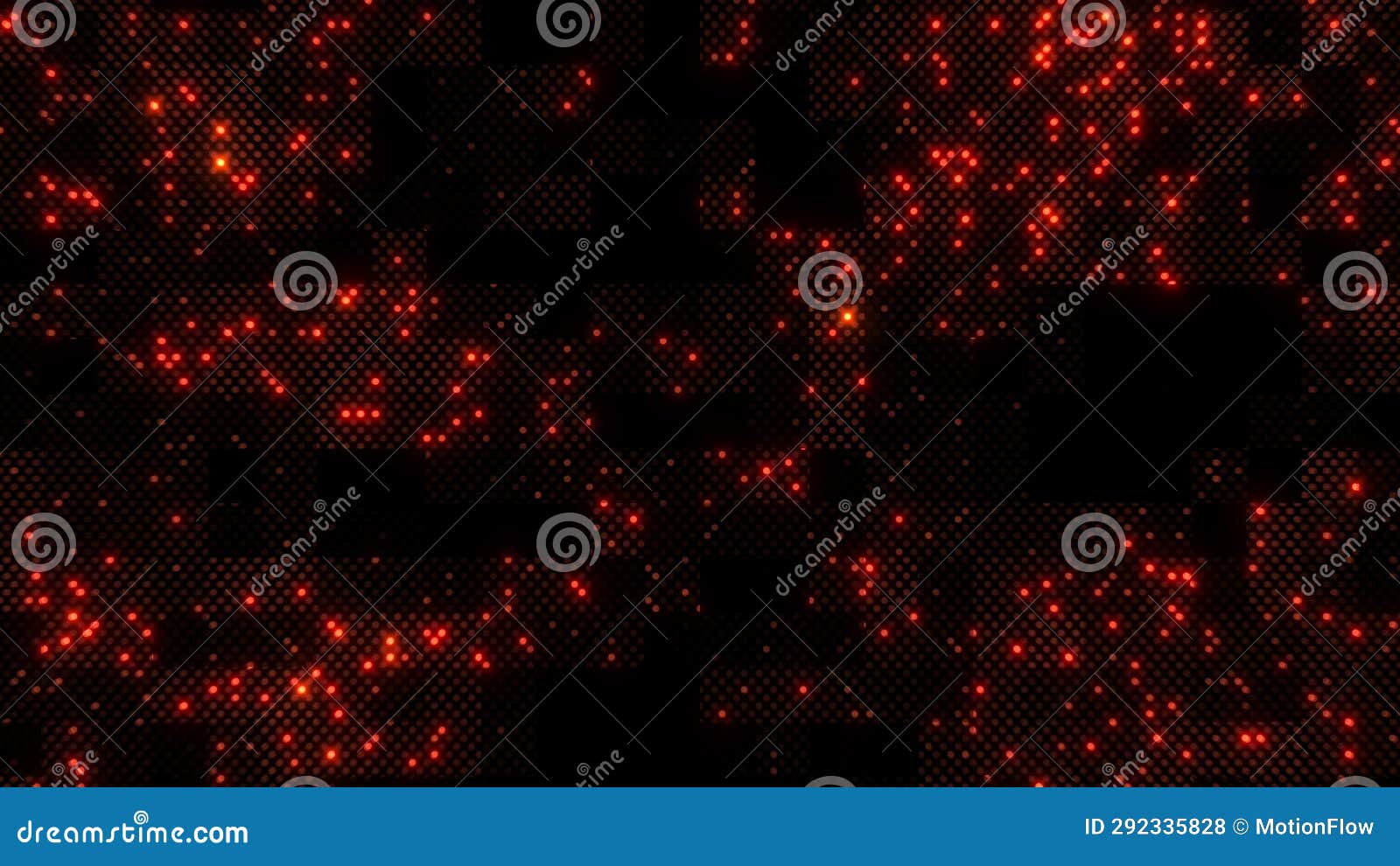 Energetic Red Dot Grid Shimmers with Movement Stock Footage - Video of ...