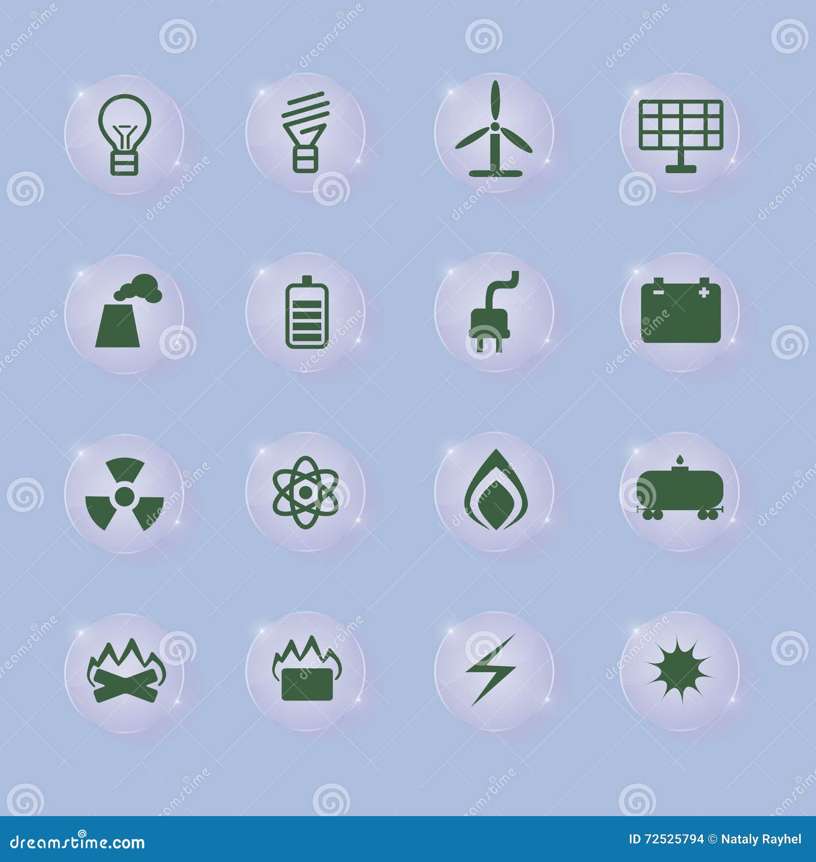 Energetics Symbols Vector Illustration | CartoonDealer.com #72525794