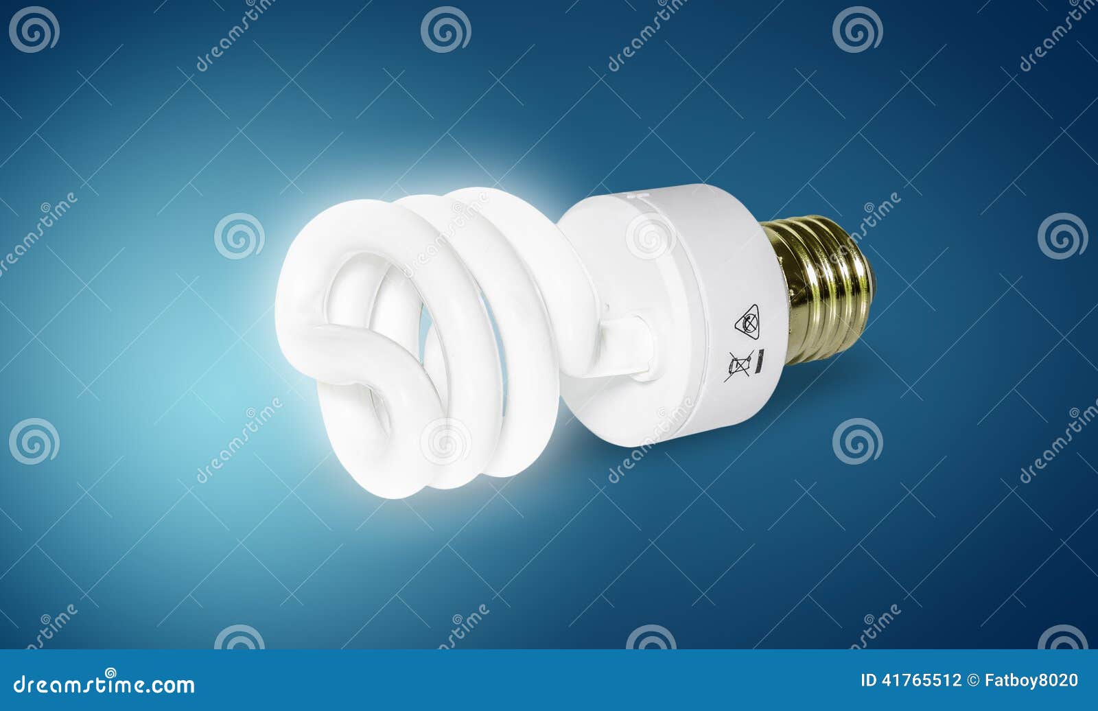 Energie - De Gloeilamp Van De Besparing Stock Foto - Image of ...