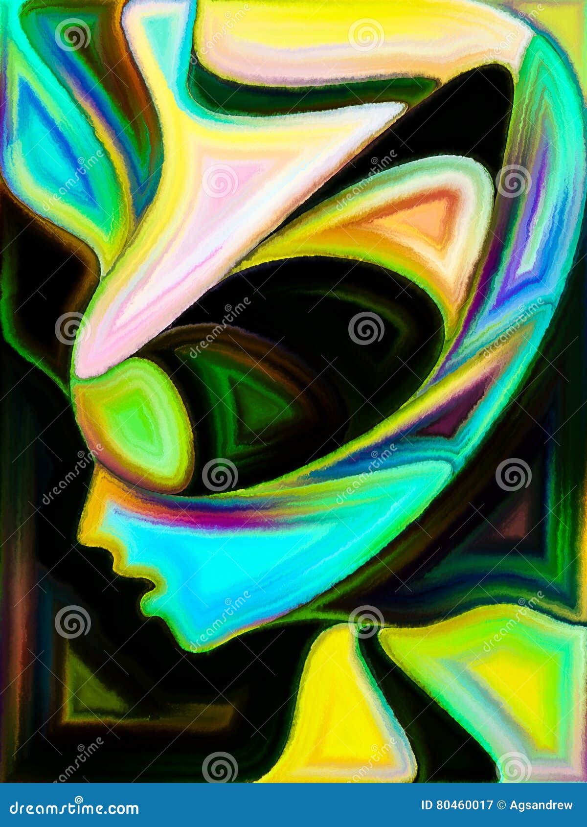 Energie des Geistes stock abbildung. Illustration von element - 80460017