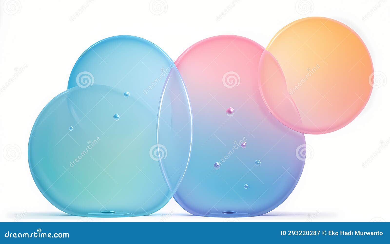 Lively 3D Bubble and Splash Delight for PowerPoint Stock Illustration ...