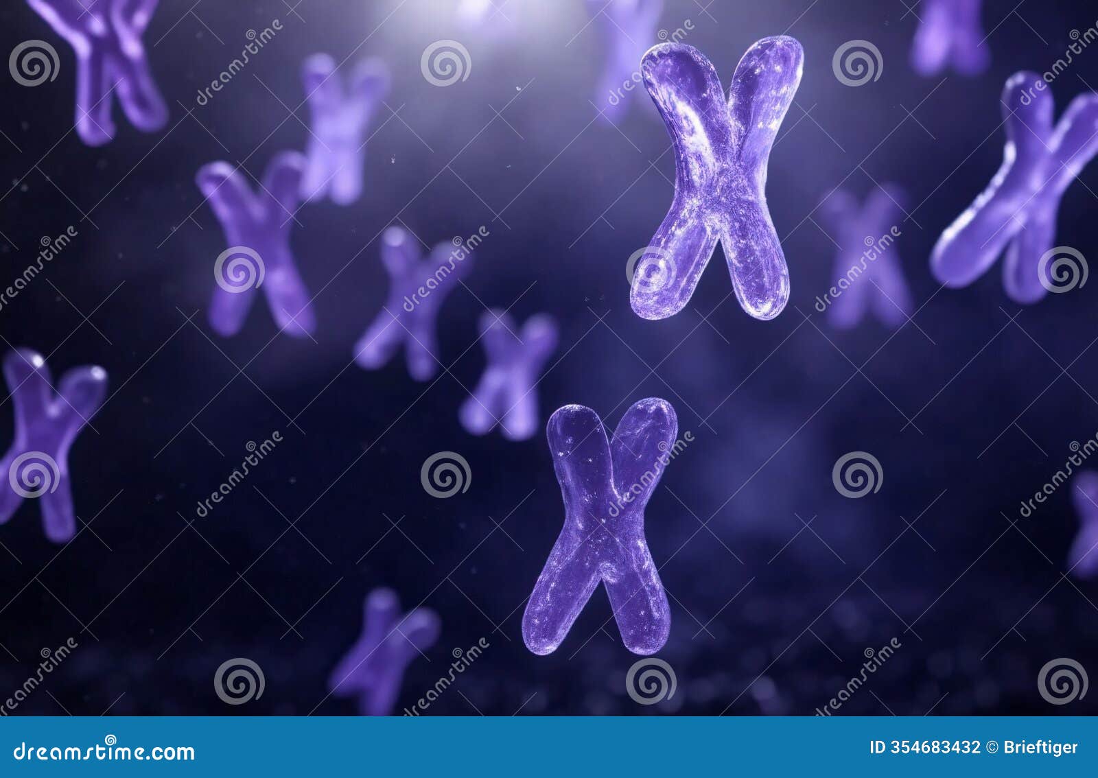 Molecular Visualization of X-Chromosome with Chromatin Dynamics Stock ...