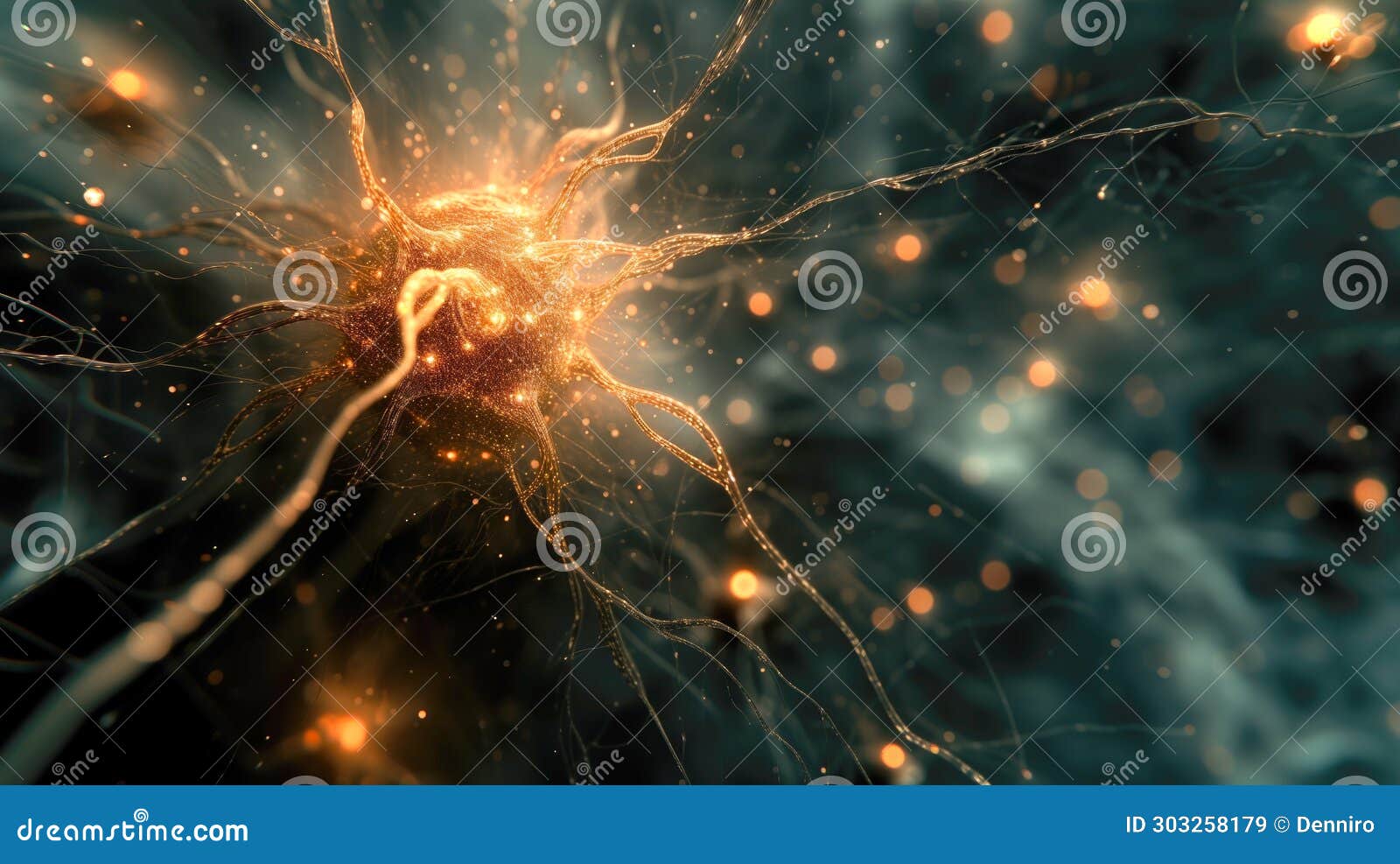 Energized Neural Nexus stock illustration. Illustration of ...