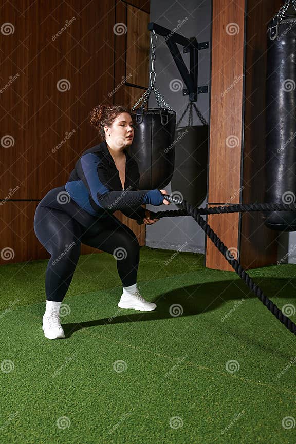 Energizing Workout Session Focusing on Strength Stock Image - Image of ...