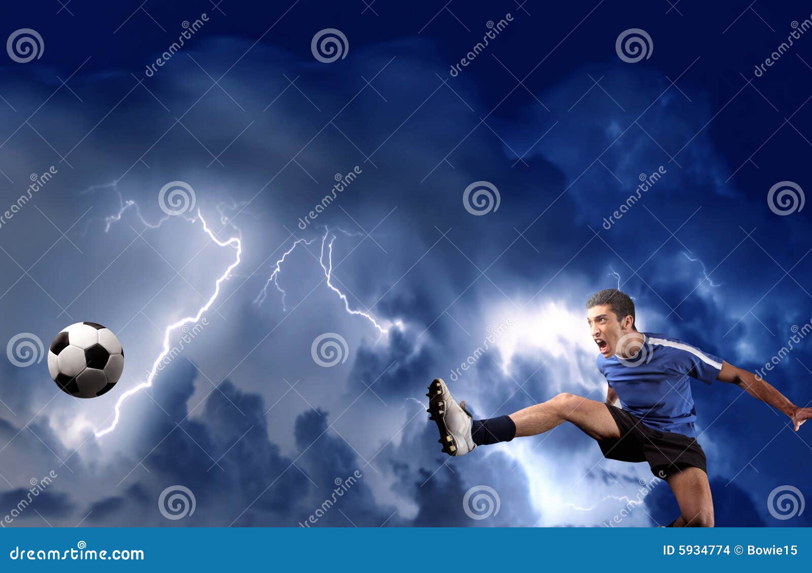 Energy stock photo. Image of summer, match, ball, kick - 5934774