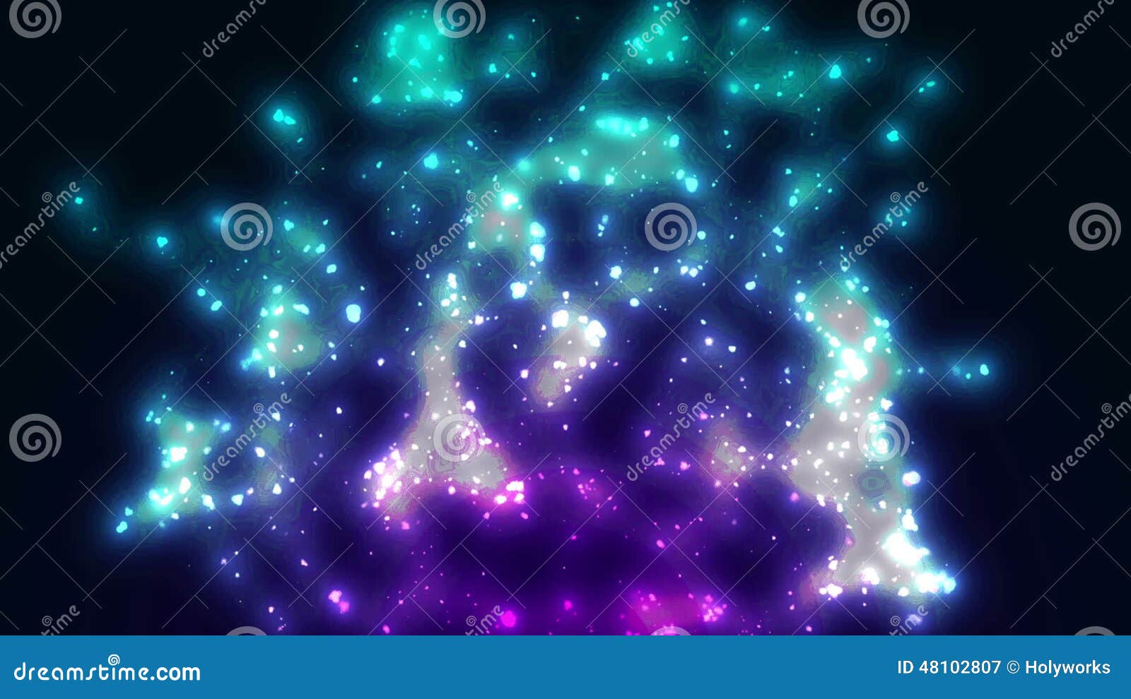 Energy Animated Particles on the Dark Background Stock Video - Video of ...