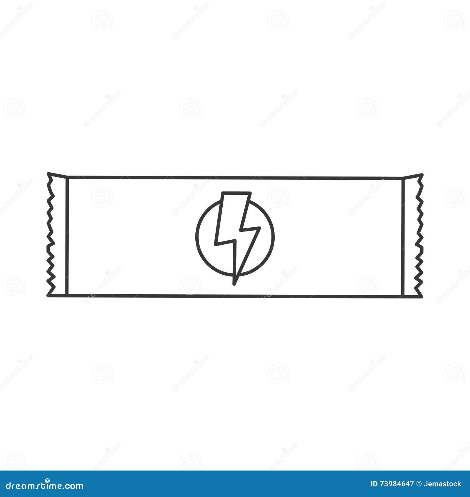 Energy bar icon stock illustration. Illustration of diet - 73984647