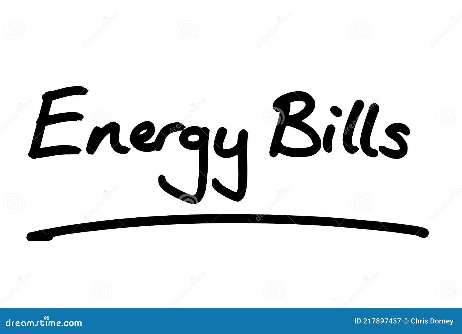 Energy Bills stock illustration. Illustration of efficiency - 217897437